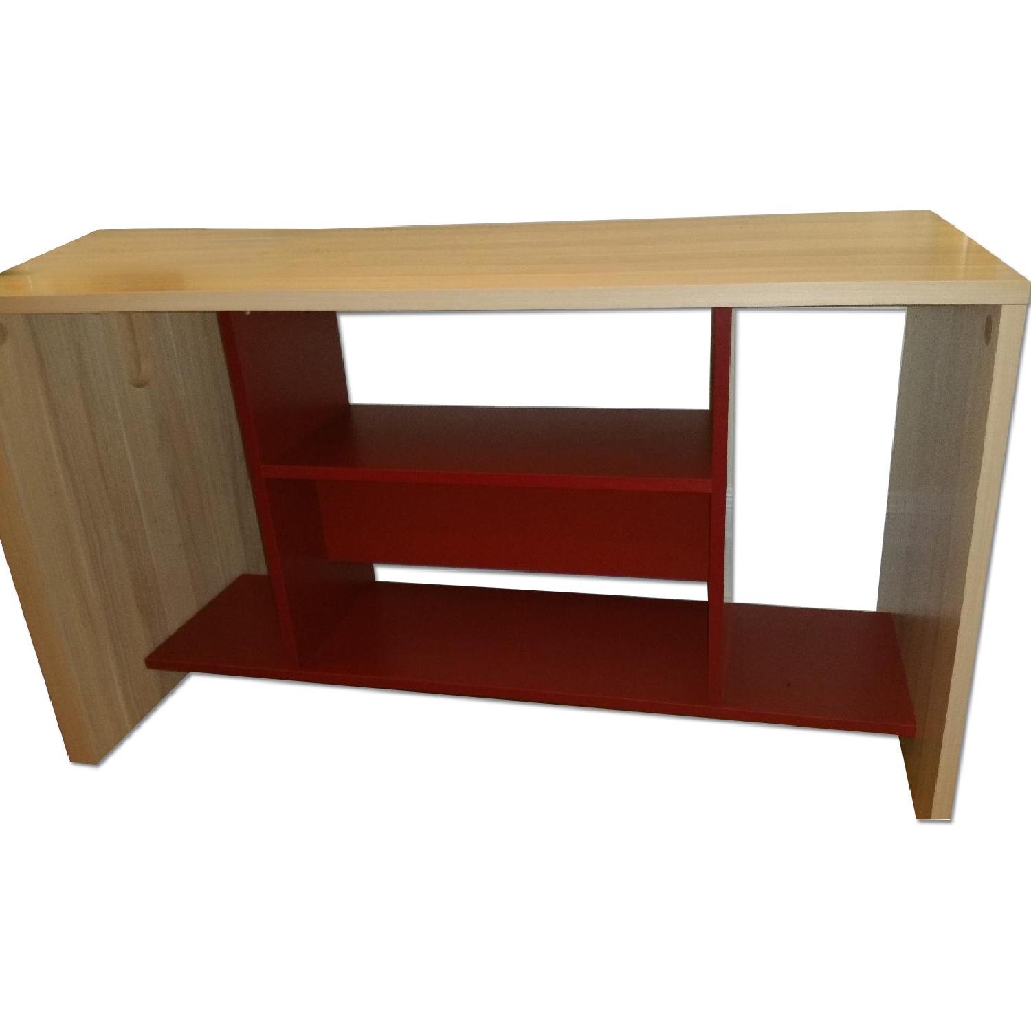 Birch & Red Veneer Computer Desks - AptDeco