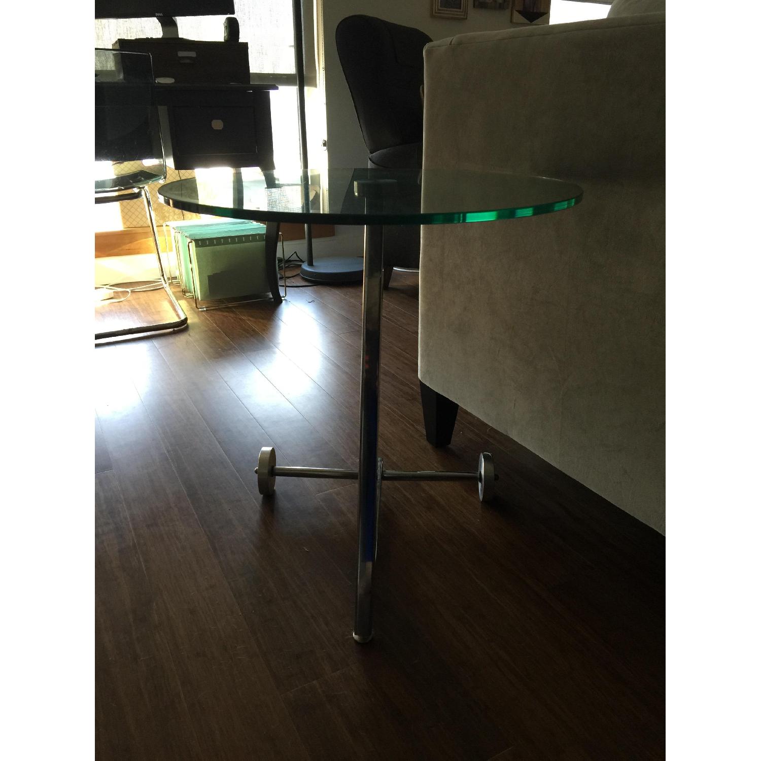 Modern Glass Table - AptDeco