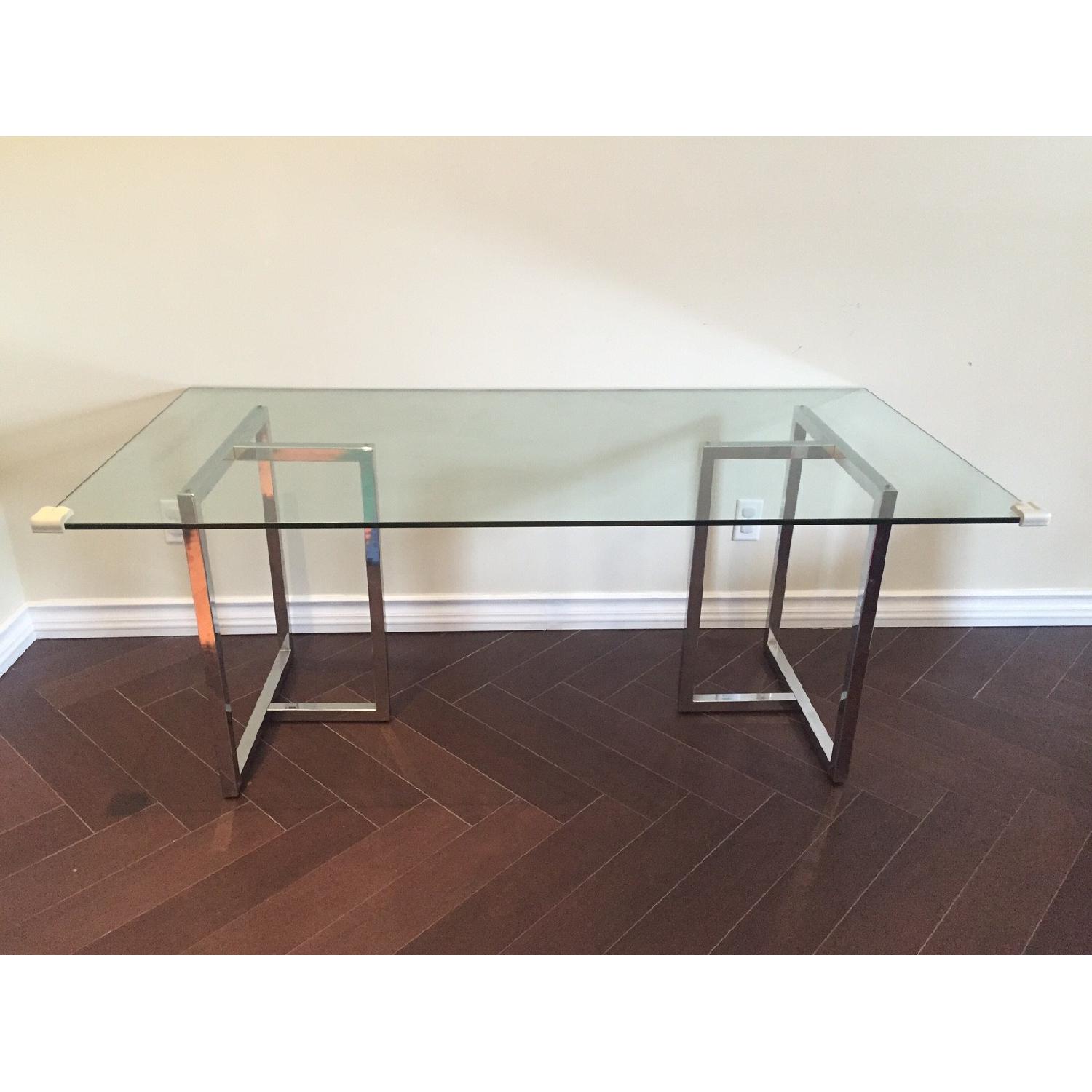 CB2 Silverado Rectangular Dining Table - AptDeco