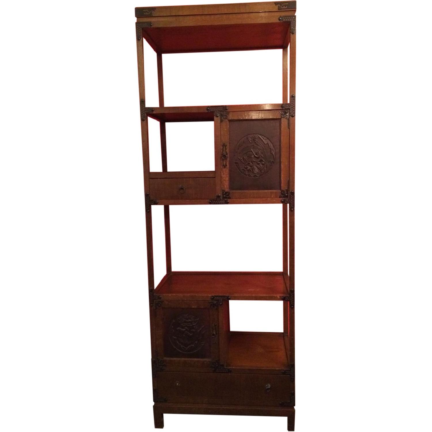 Asian Bookcase - AptDeco