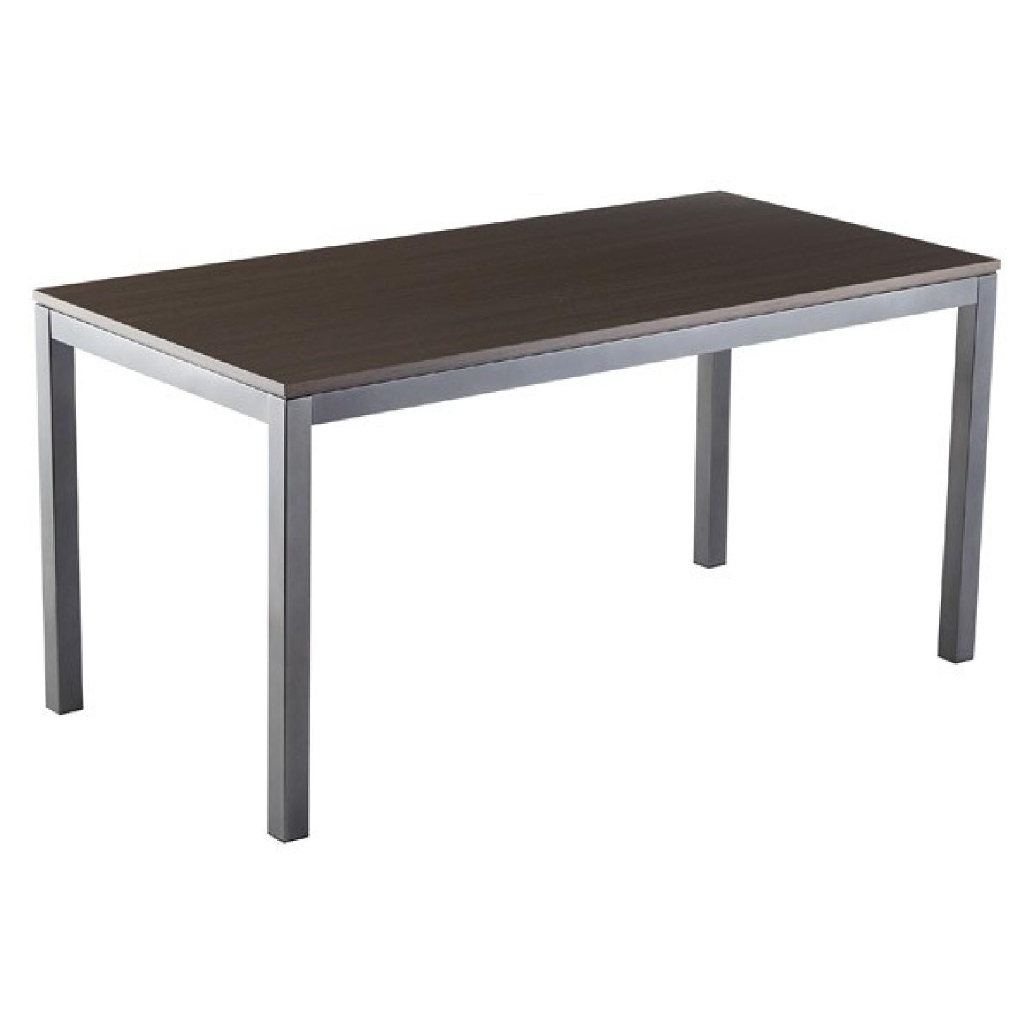 Container Store Driftwood Parsons Desk - AptDeco