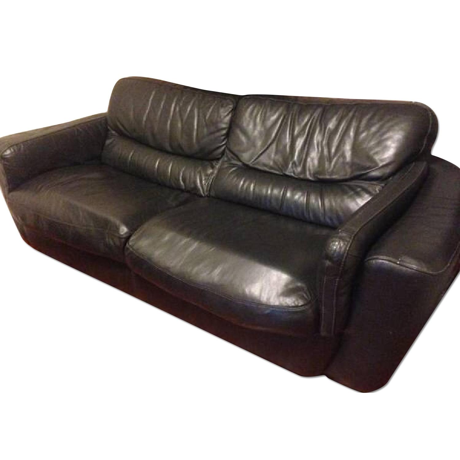 Levitz Leather Sofa - AptDeco