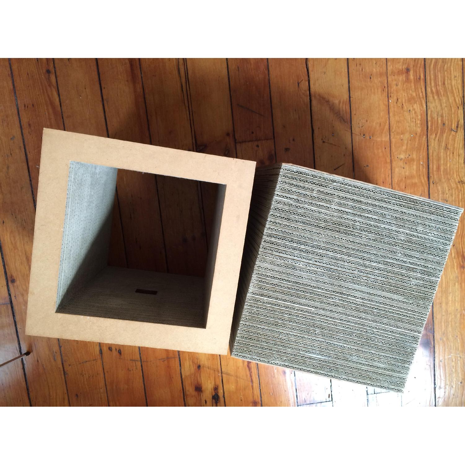 Frank Gehry Cardboard Low Tables for Vitra - Pair - AptDeco