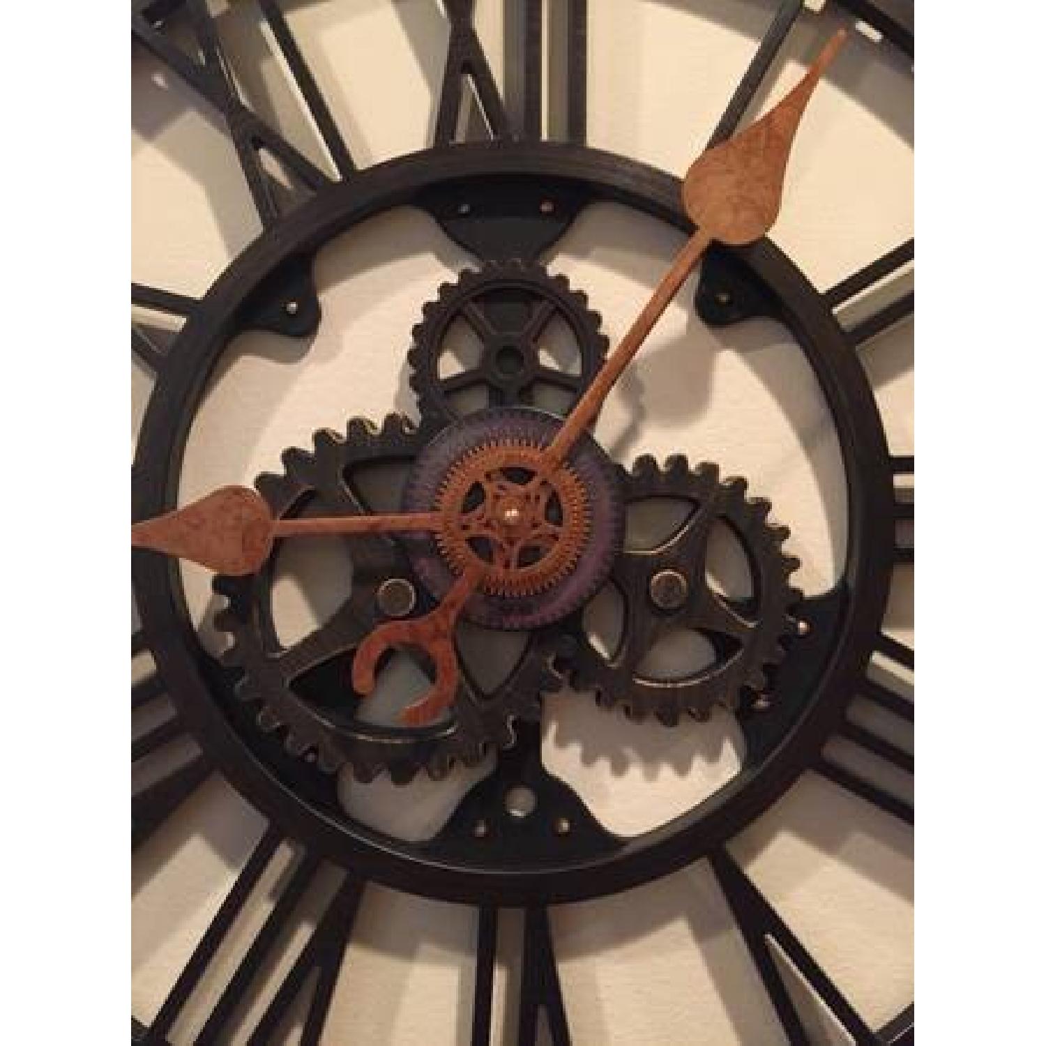 Vintage Looking Roman Gear Wall Clock - AptDeco
