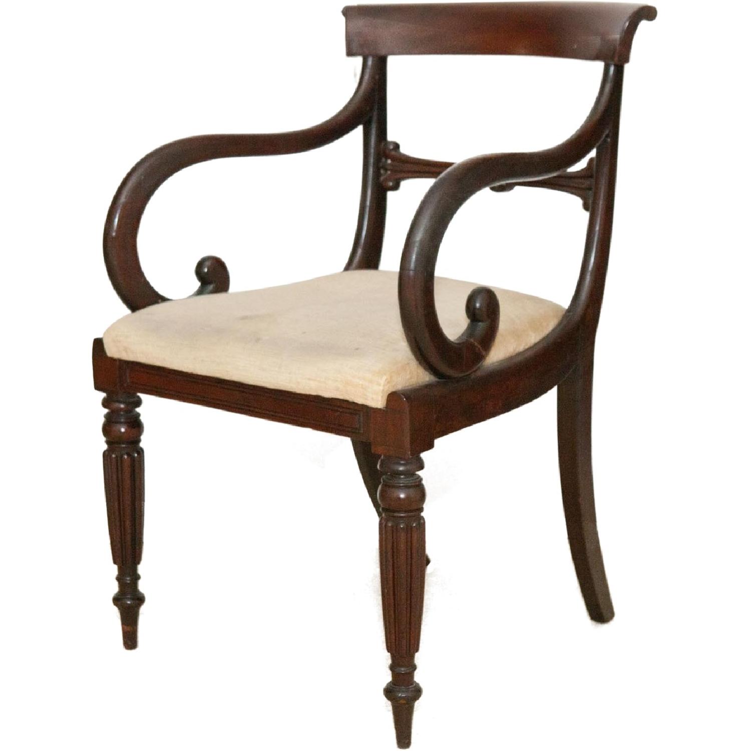 Antique Mahogany Chairs - AptDeco
