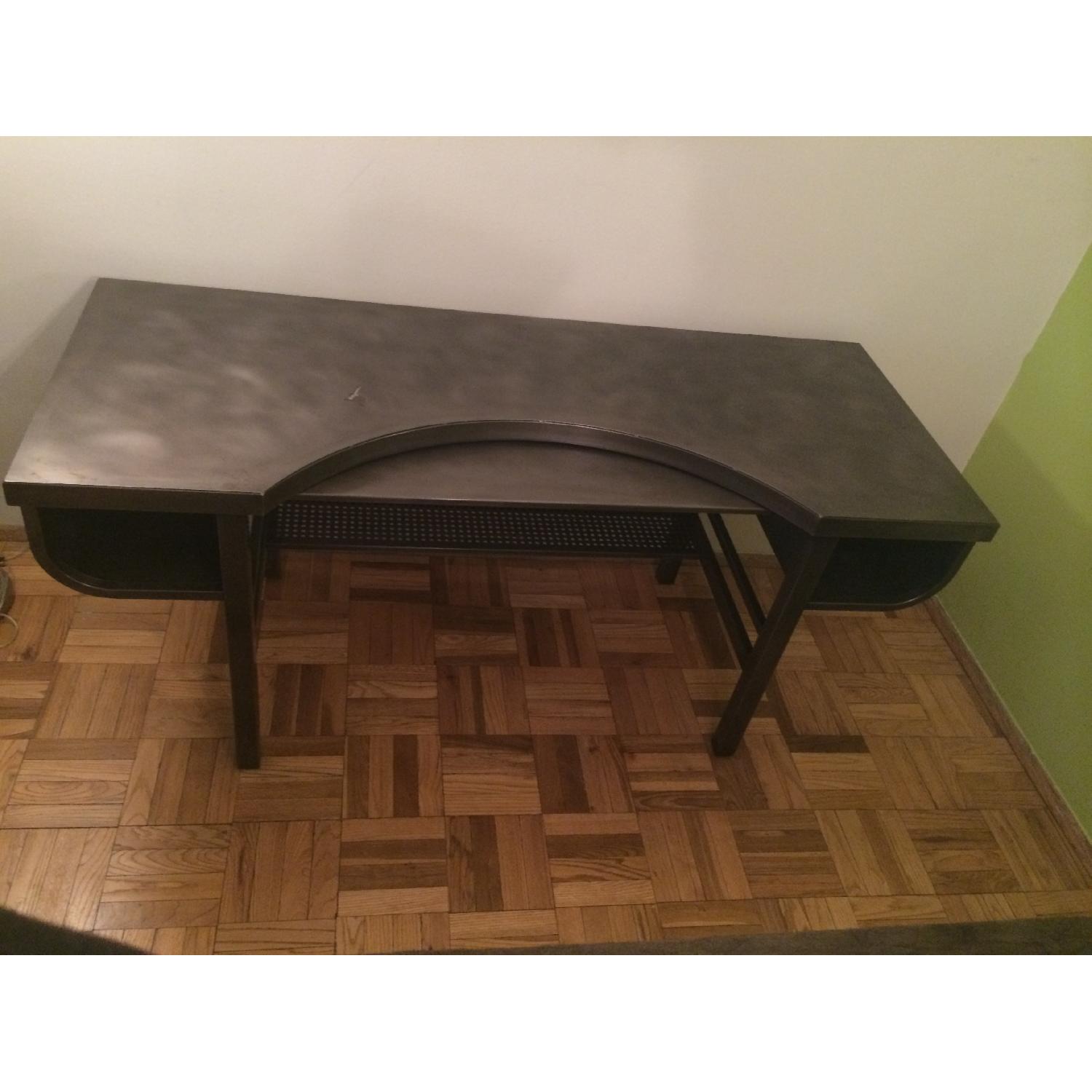 Restoration Hardware French Factory Metal Desk - AptDeco