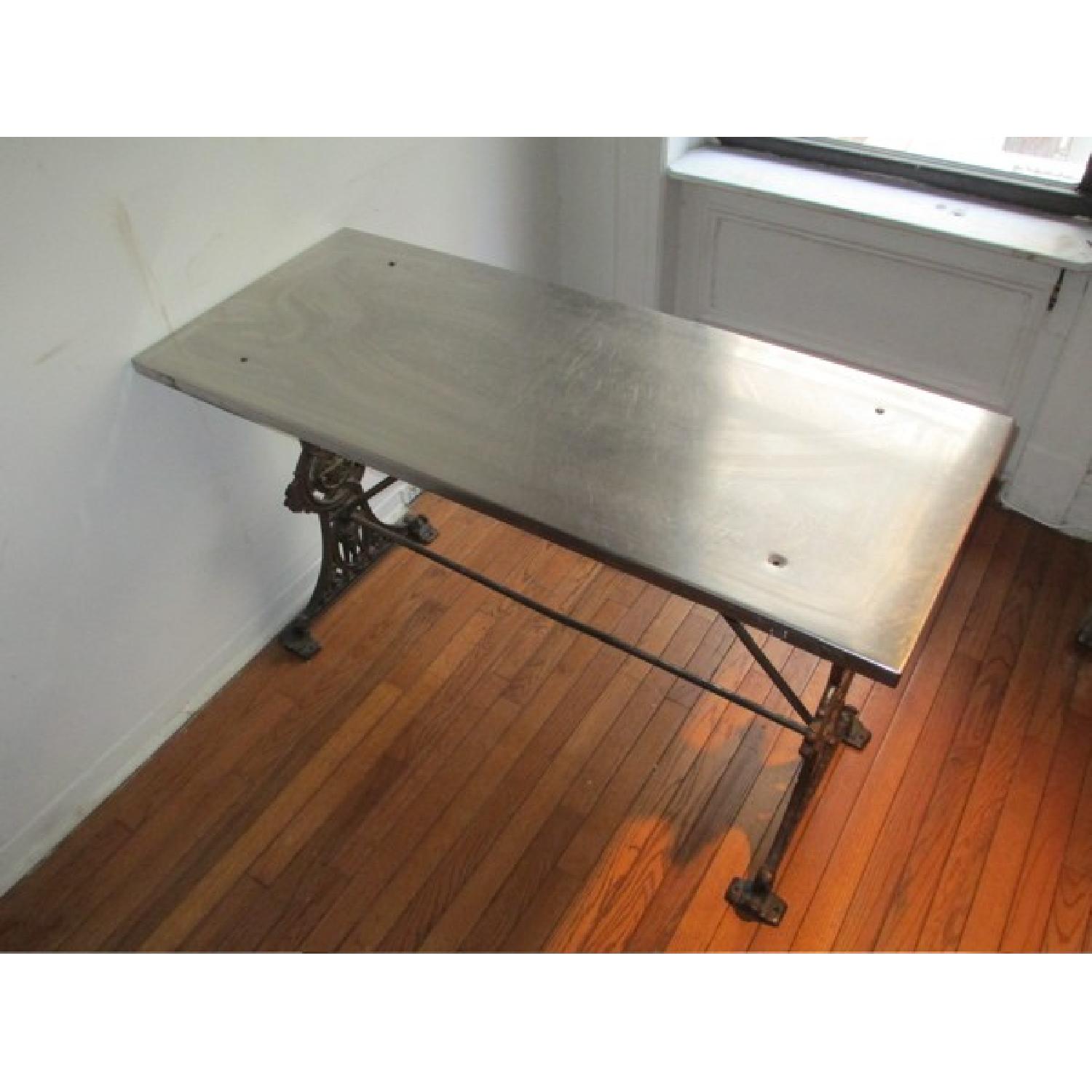 Cast Iron Antique Dining Table - AptDeco