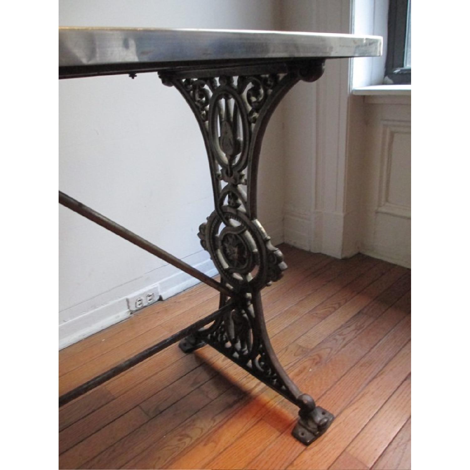 Cast Iron Antique Dining Table - AptDeco