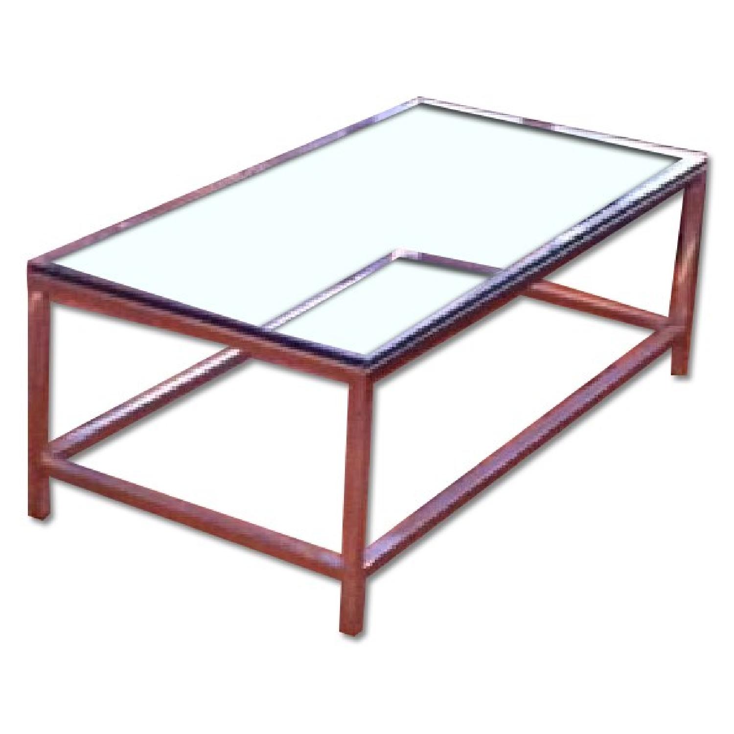 Crate and barrel era coffee table store