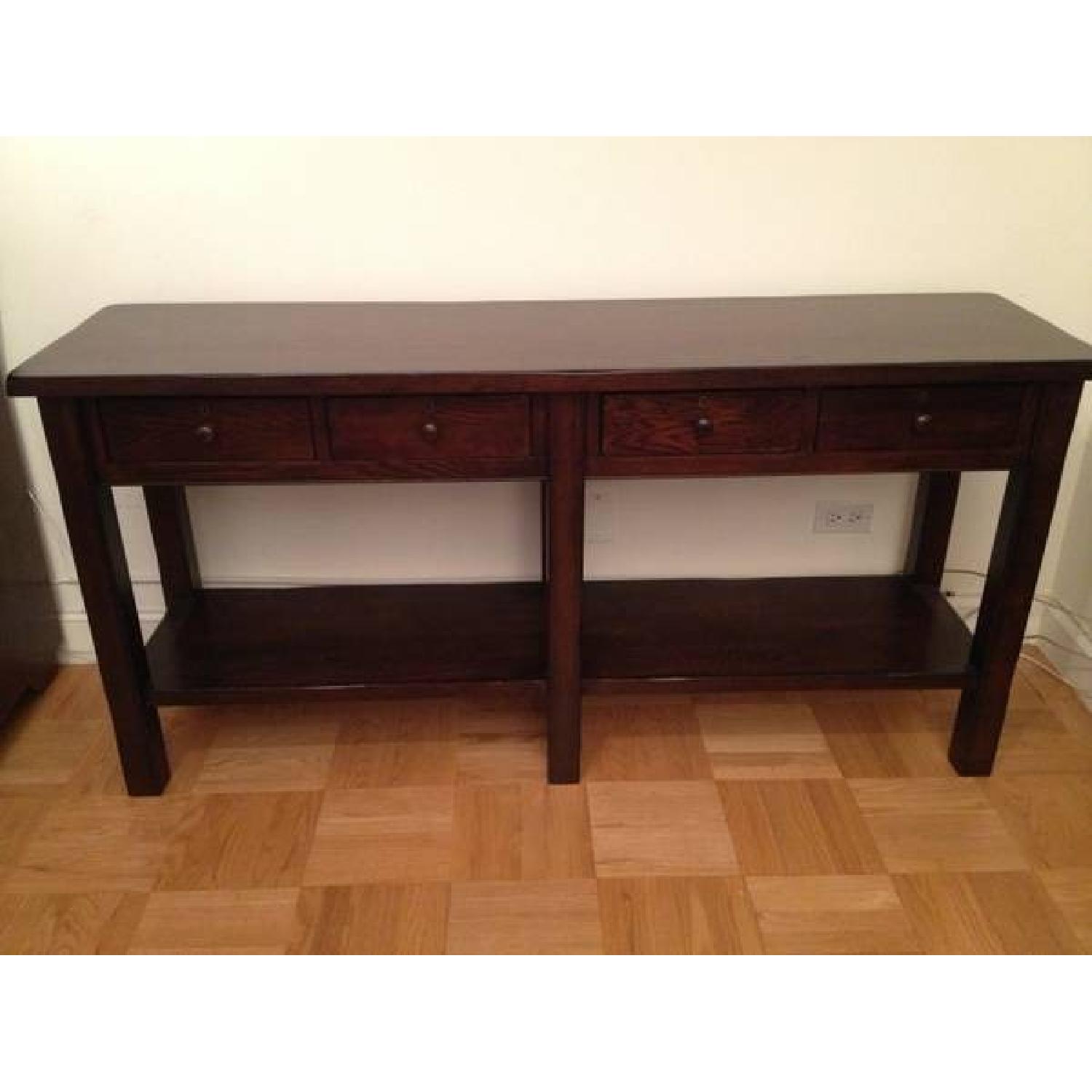 Pottery Barn Console Table - AptDeco