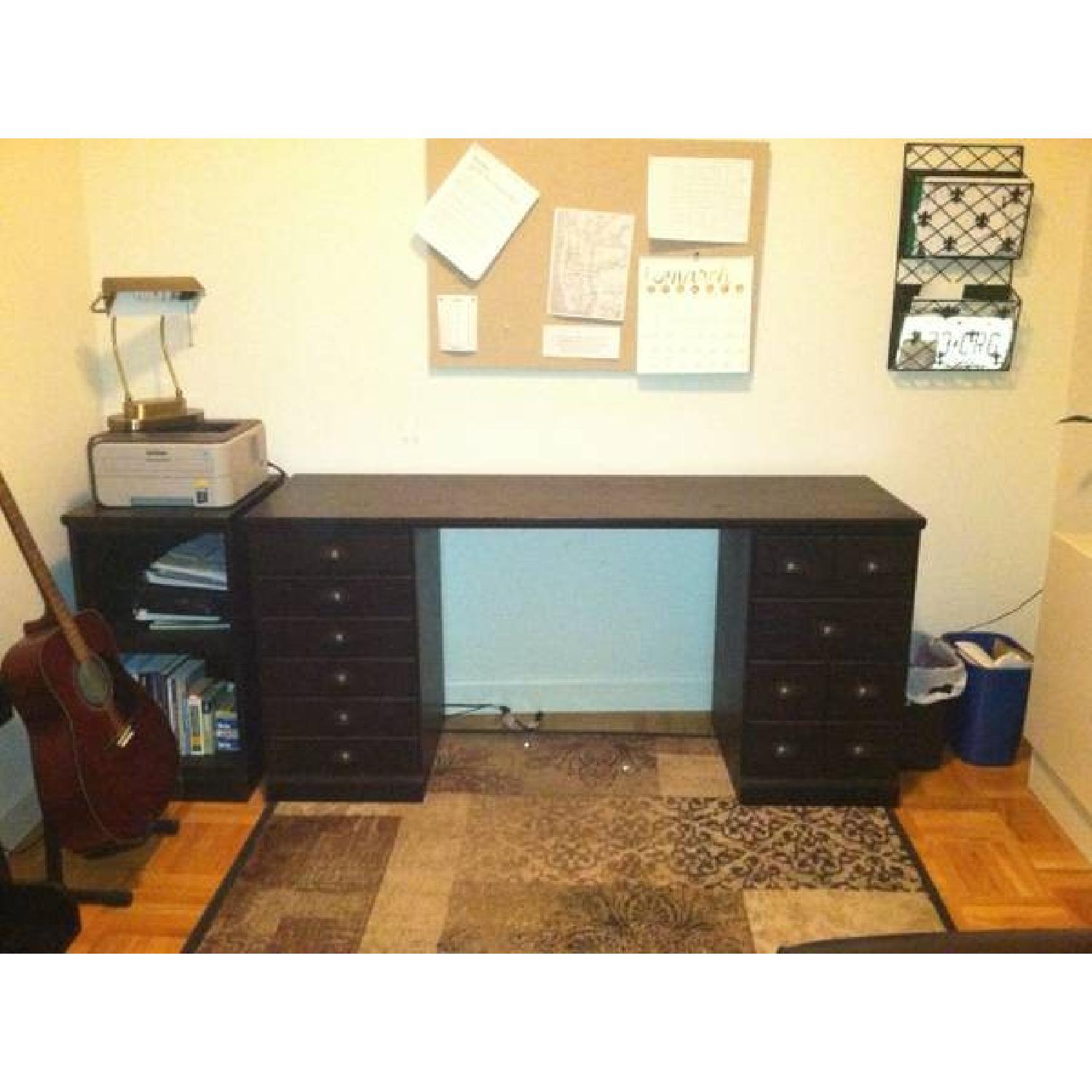 Pottery Barn Printer's Modular Desk - AptDeco