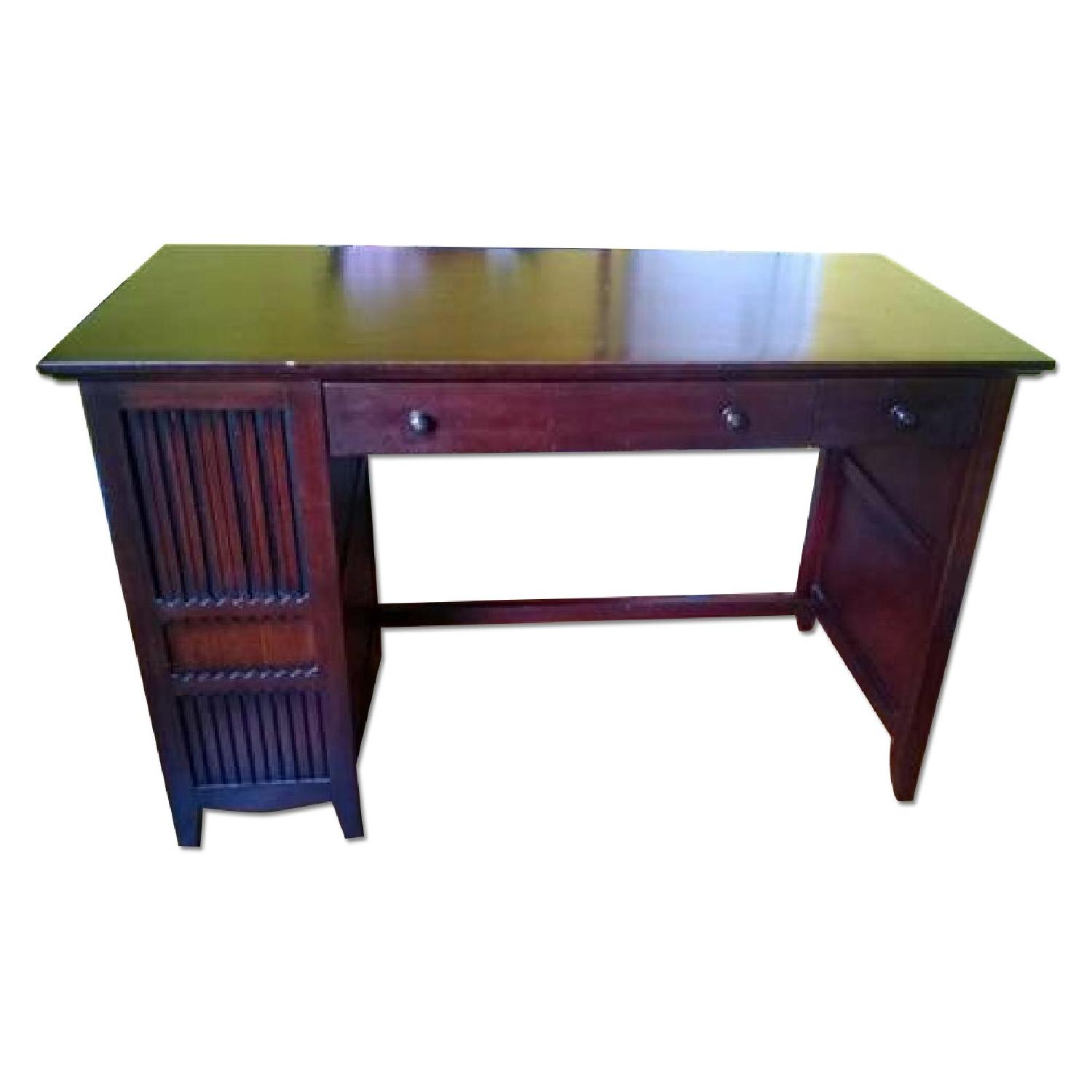 Pier 1 Desk with Shelves - AptDeco