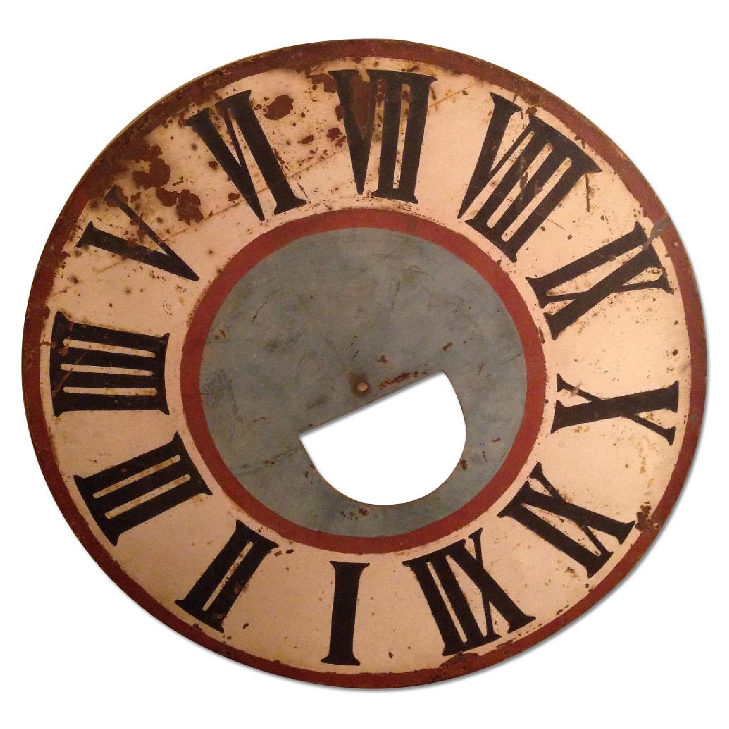Antique European Clock Dial - AptDeco