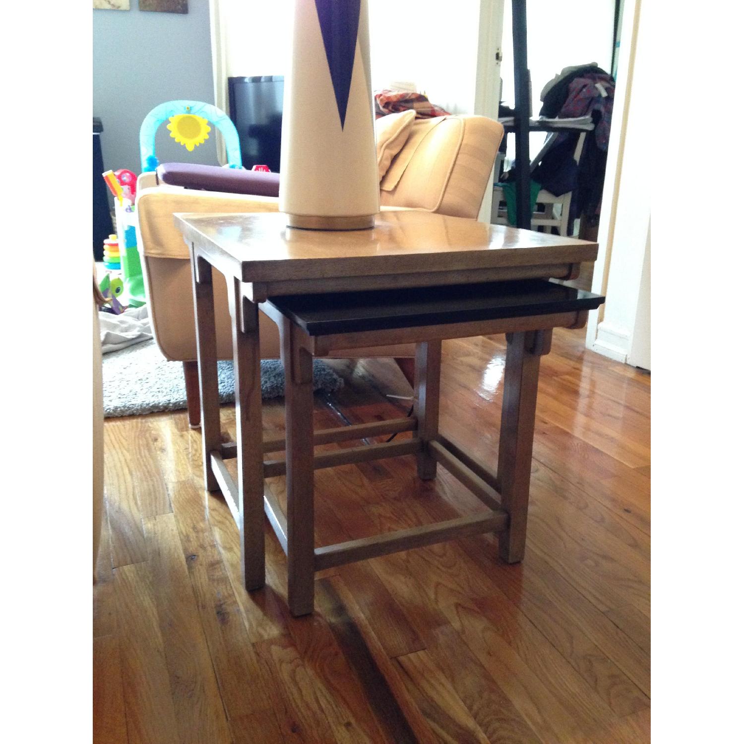 Mid Century Modern Coffee Table + 2 Side Tables - AptDeco