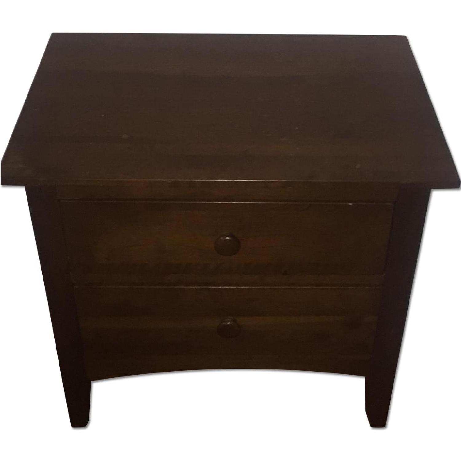 Ethan Allen Wood Night Stand - AptDeco