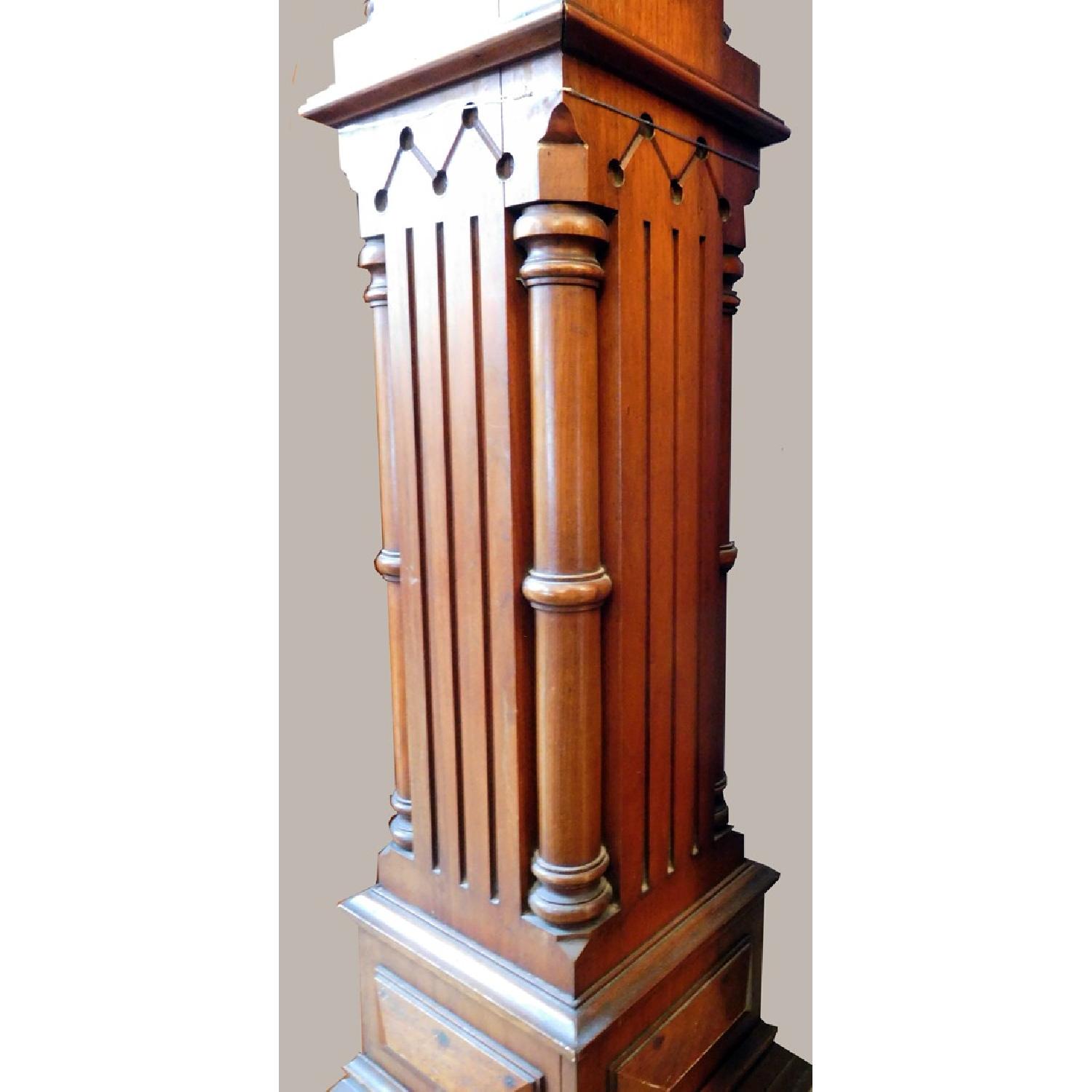 Walnut Newel Post - AptDeco