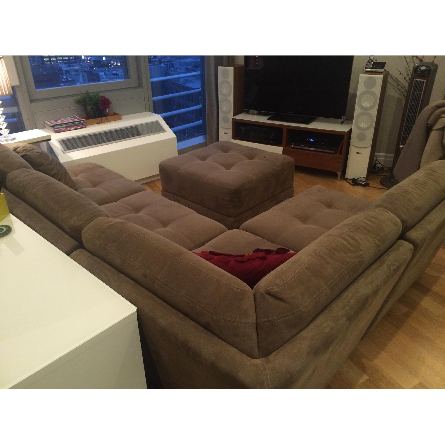 Jonathan Louis This'n'That Modular 5 Piece Modern Sectional Sofa - AptDeco