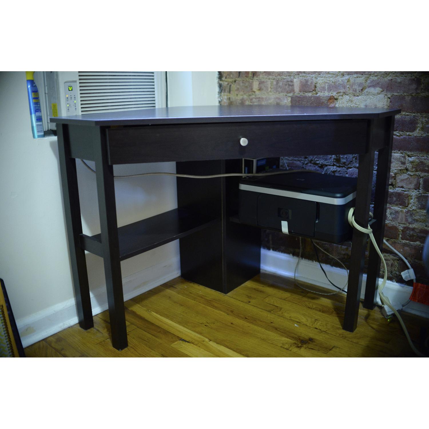 Wayfair Corner Desk w/ Pull Out Drawer - AptDeco