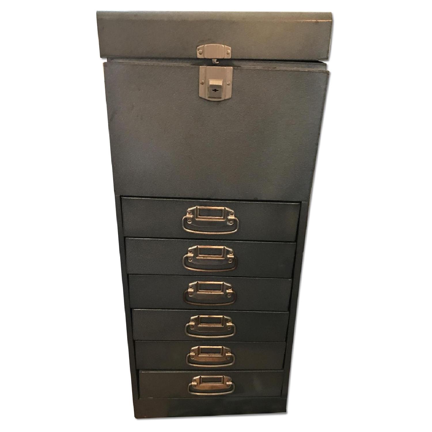 Vintage Metal Drawers/File Cabinet - AptDeco