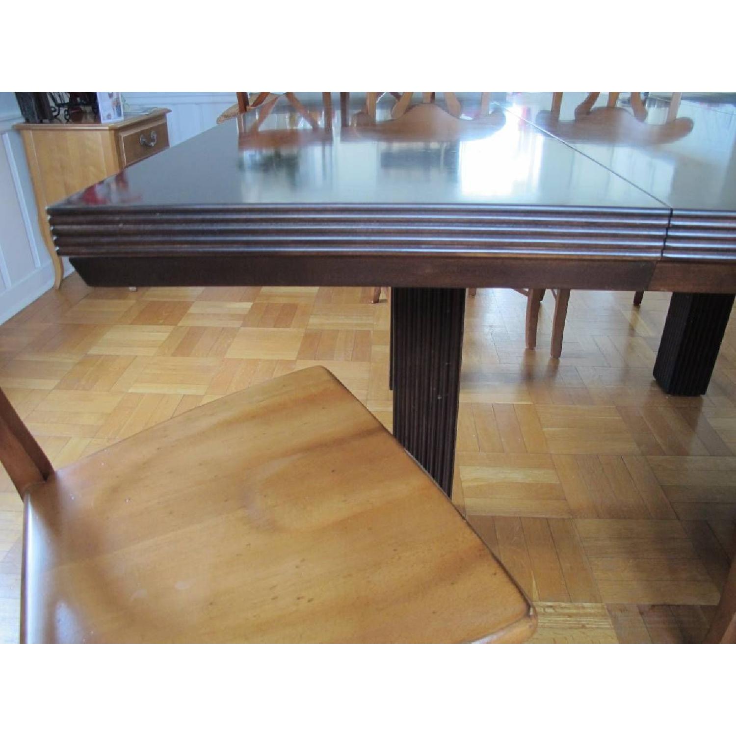 Solid Wood Deco Dining Table - AptDeco