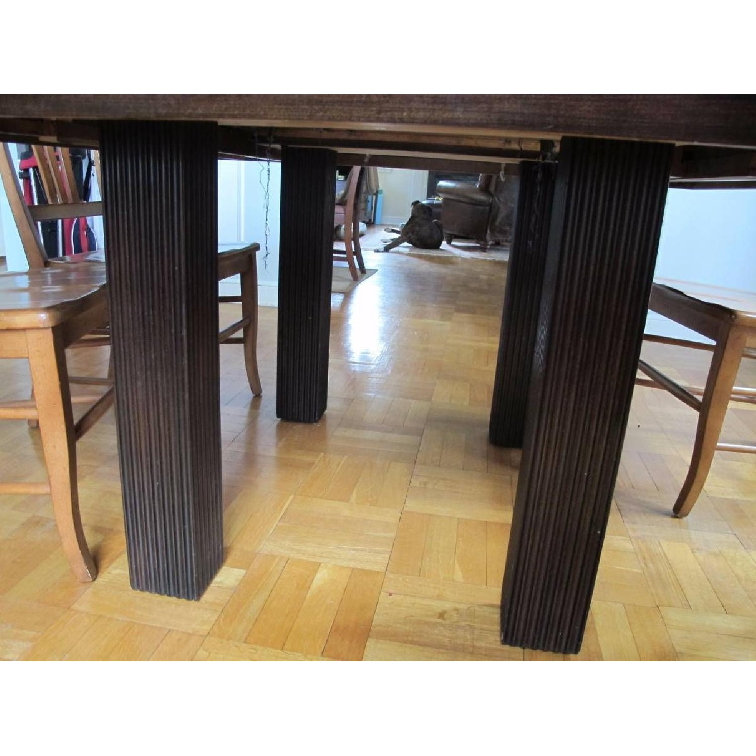 Solid Wood Deco Dining Table - AptDeco