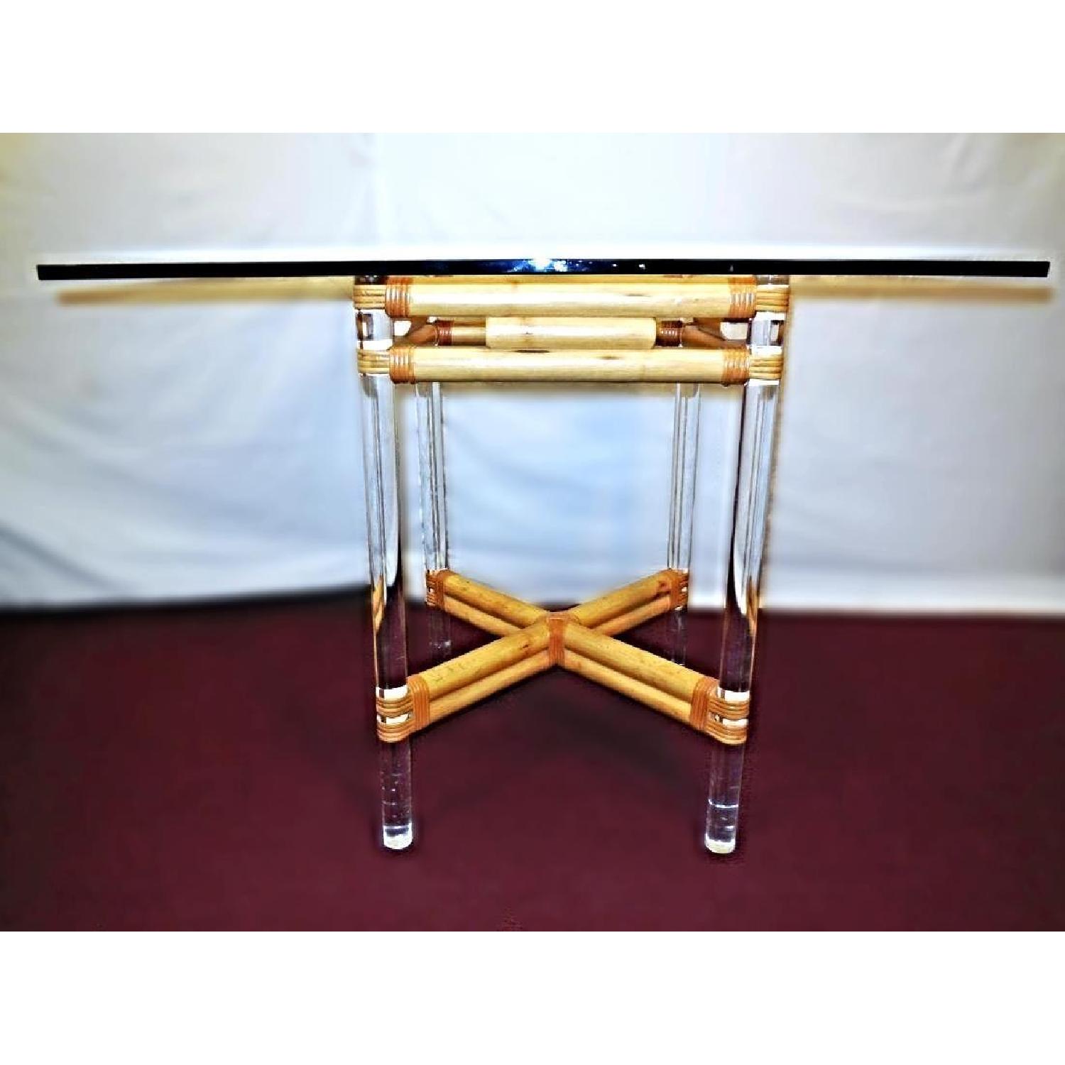 Karl Springer 1970 Mid Century Lucite Coffee/Cocktail/Dining Table ...