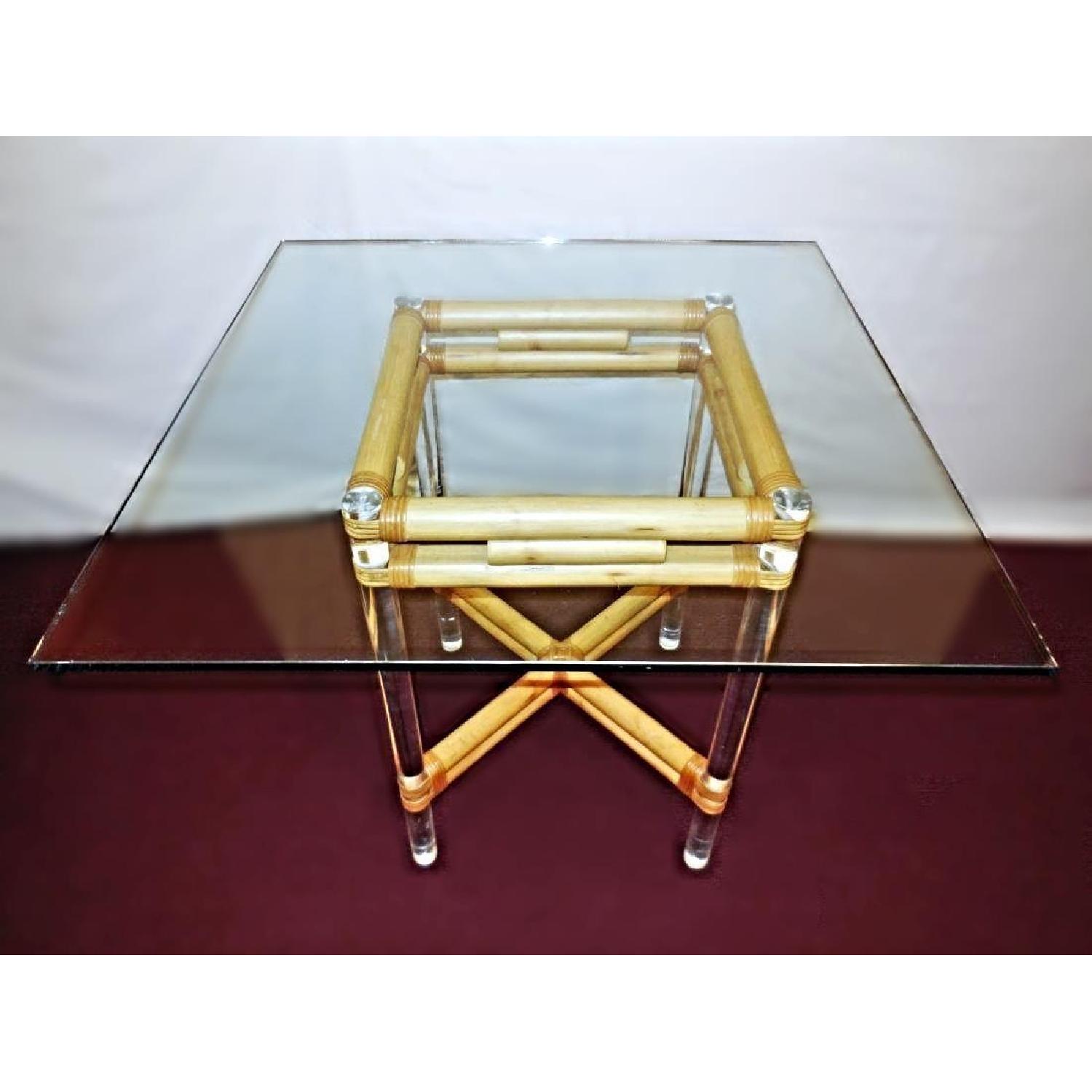 Karl Springer 1970 Mid Century Lucite Coffee/Cocktail/Dining Table ...