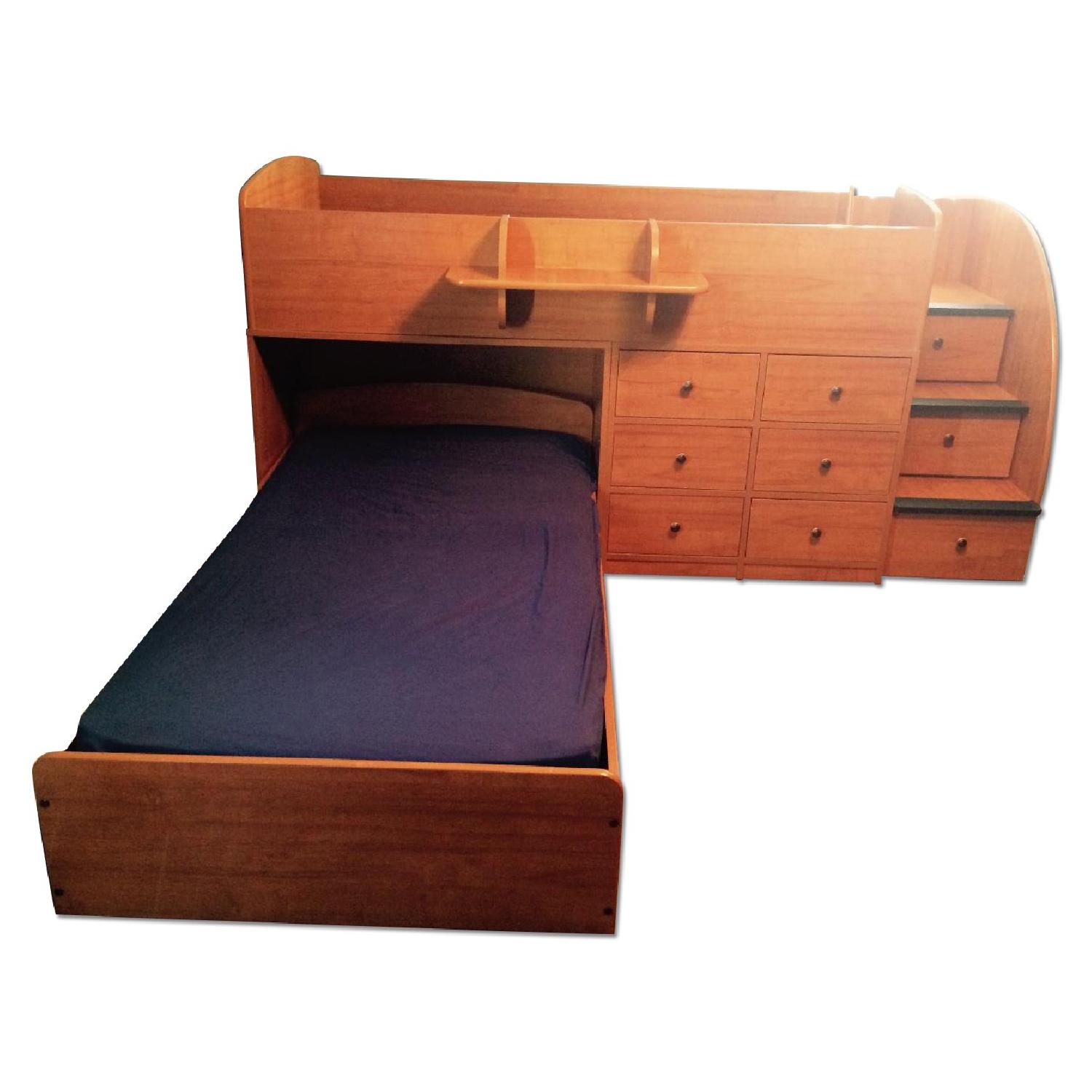 Berg Furniture Kids Customized Captains Bed - AptDeco