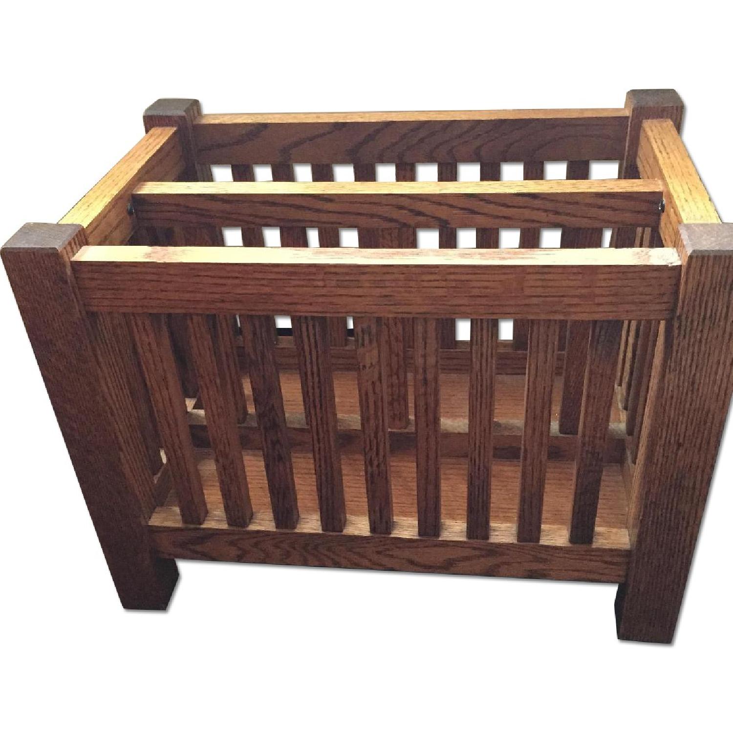 Stickley Mission Style Magazine Rack - AptDeco