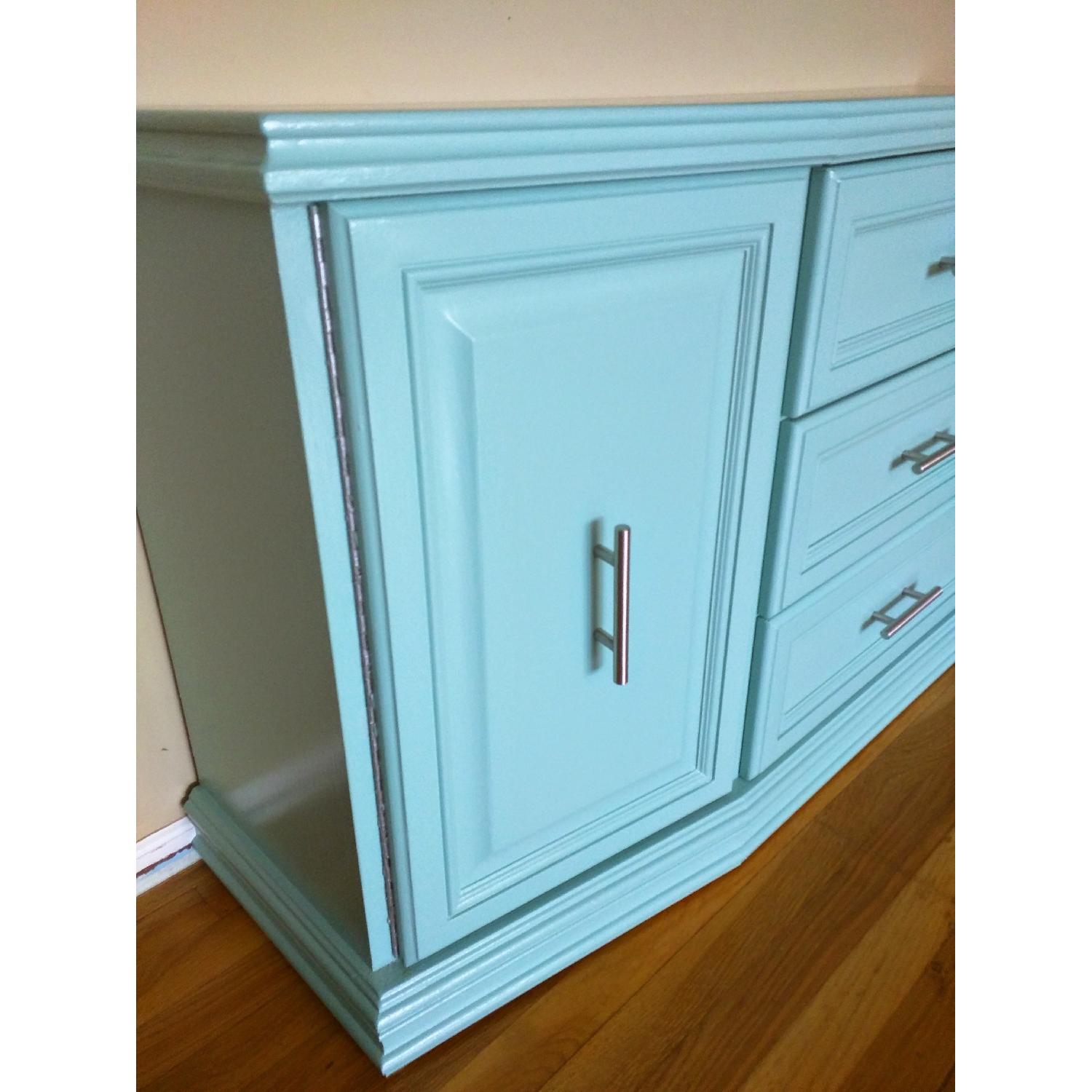 Pale Turquoise Sideboard/ TV & Media Console - AptDeco