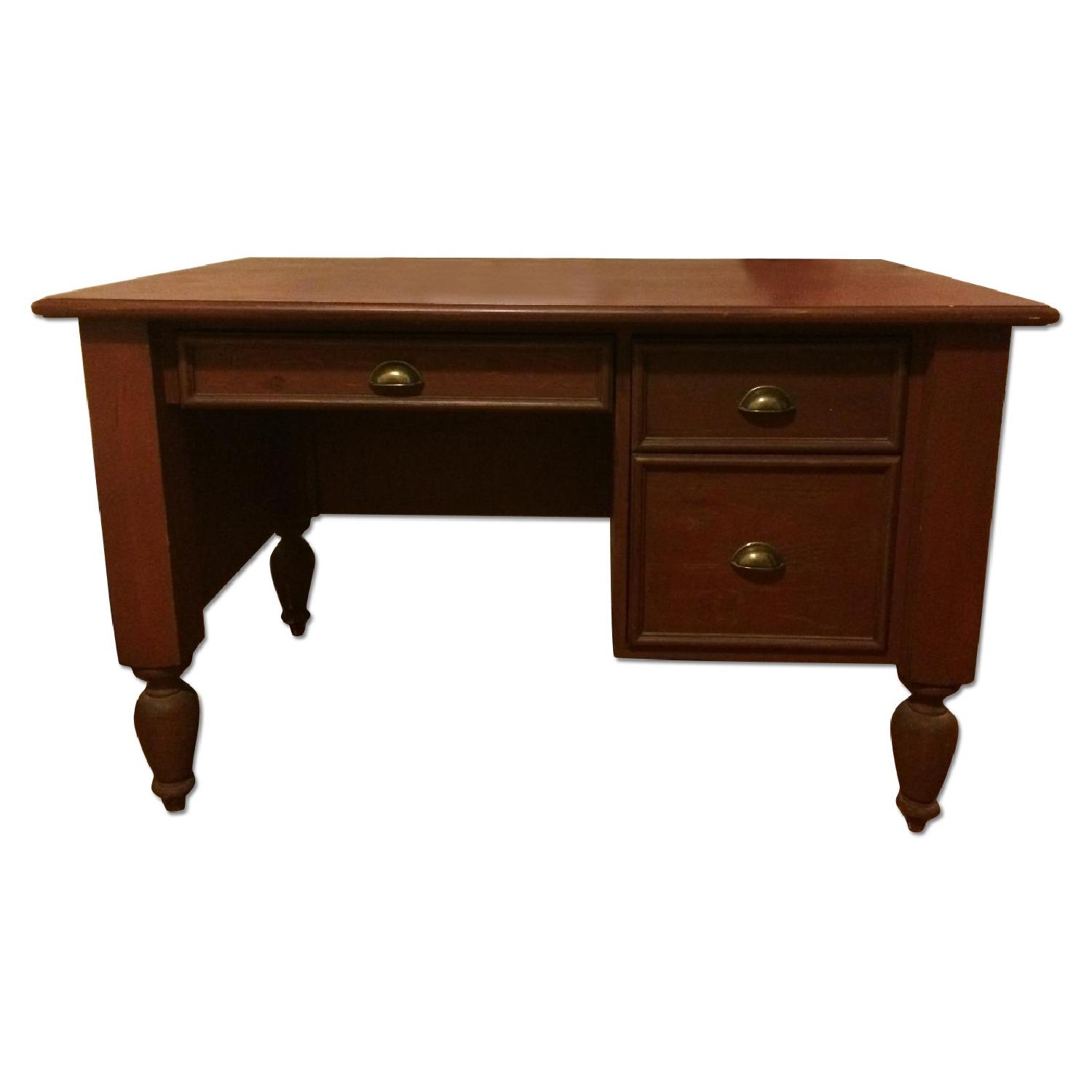 Antique Wooden Desk - AptDeco
