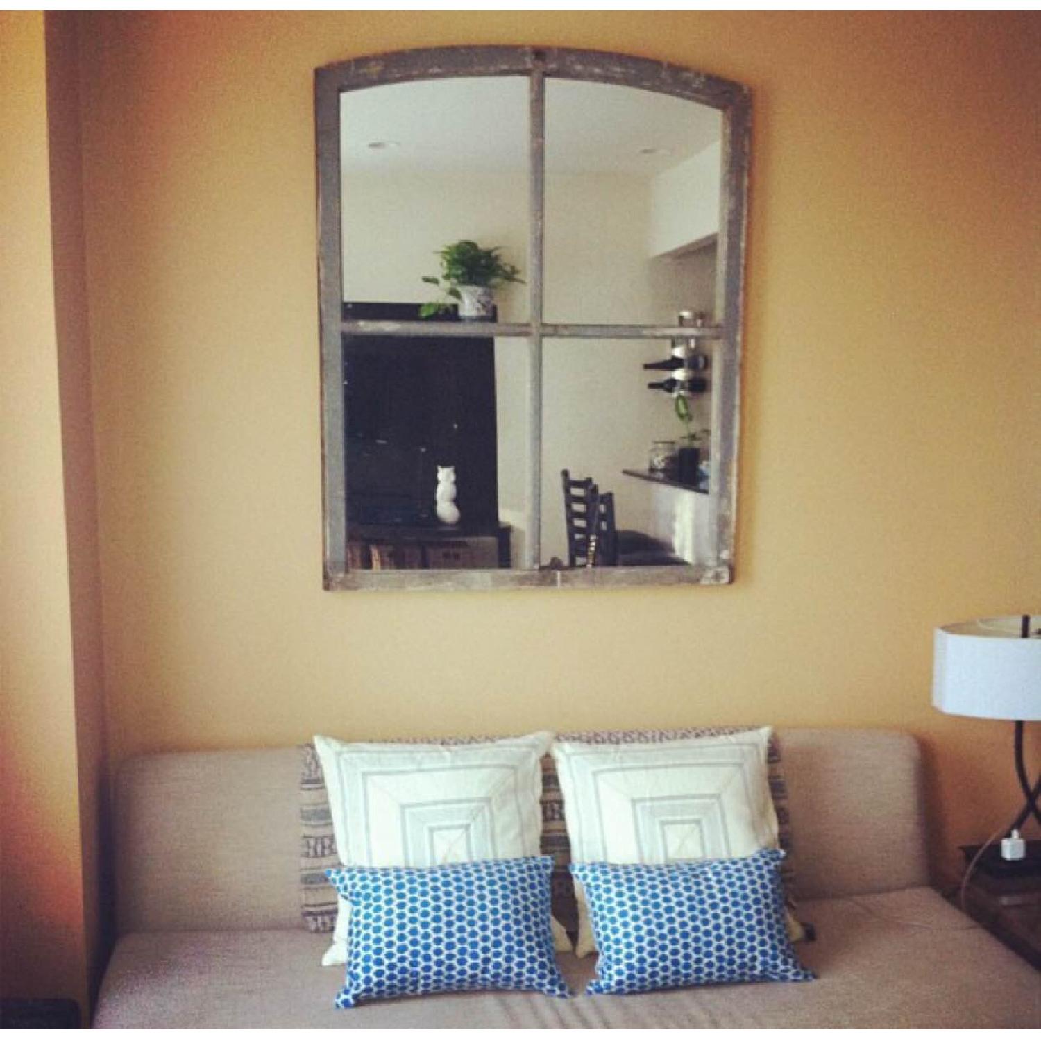 The Upper Rust Reclaimed Window Mirror - AptDeco