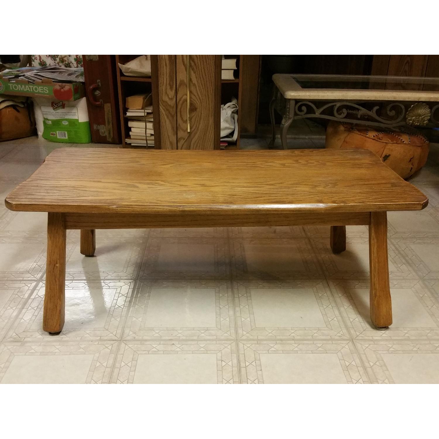 Huffman Koos Furniture Rustic Morris Style Coffee Table - AptDeco