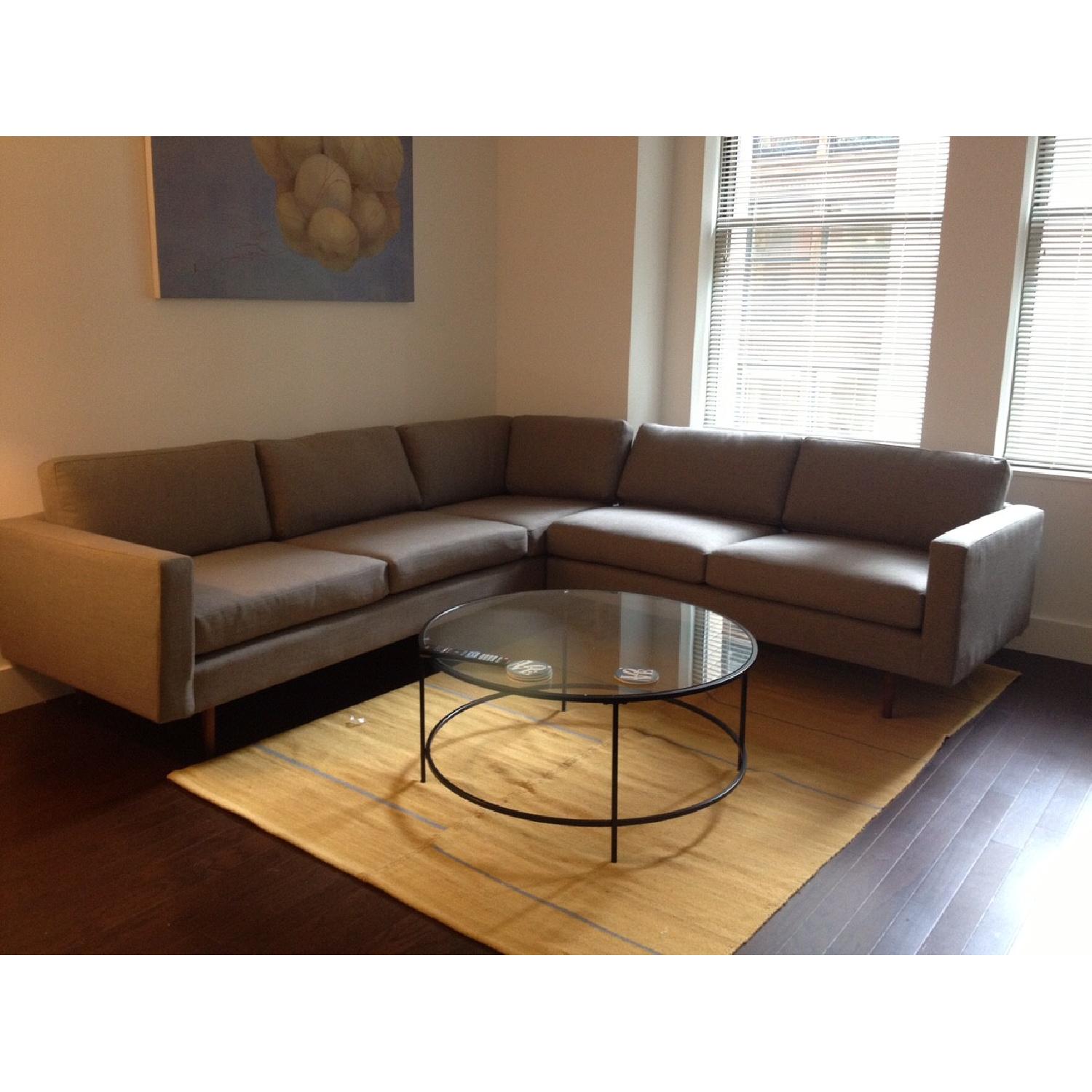 Bobby Berk Home Mid Century Modern Brady Sectional Sofa - AptDeco