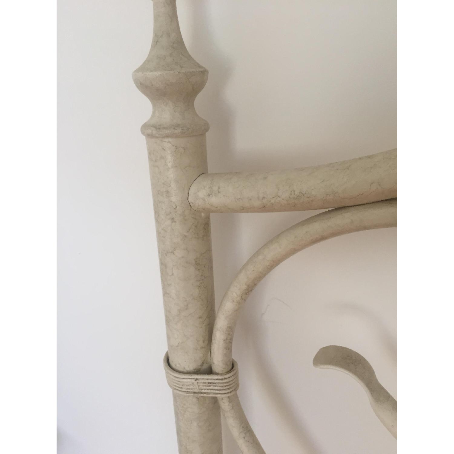 Antique Style Wrought Iron Full Size Headboard - AptDeco