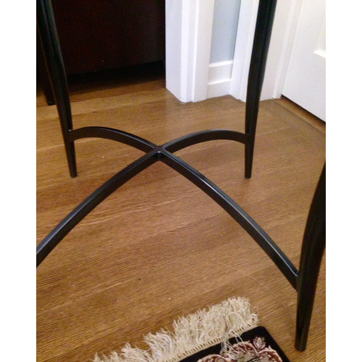 Jensen-Lewis Glass Top Dining Table - AptDeco