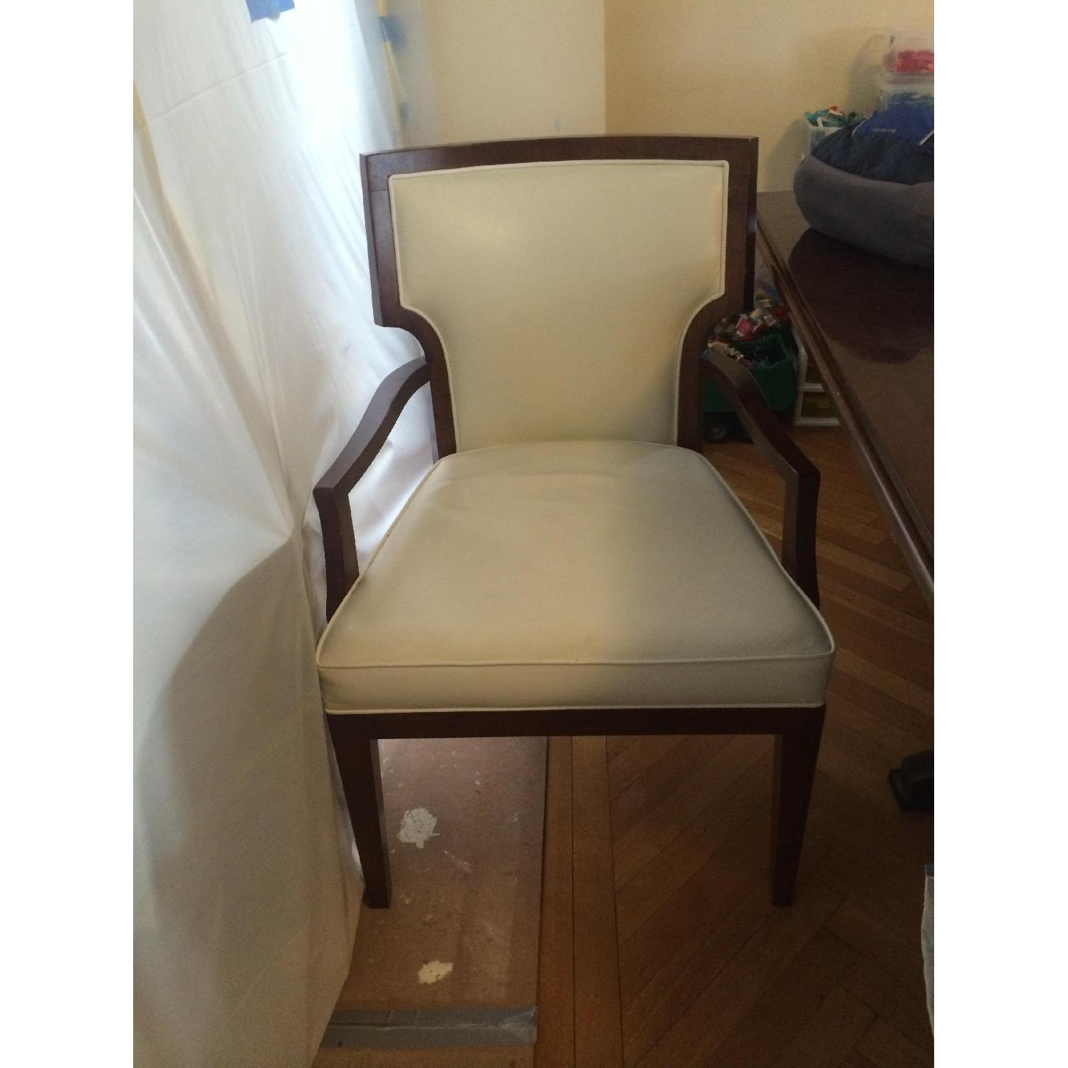 Oly Studio Leather Dining Chairs - Set of 4 - AptDeco