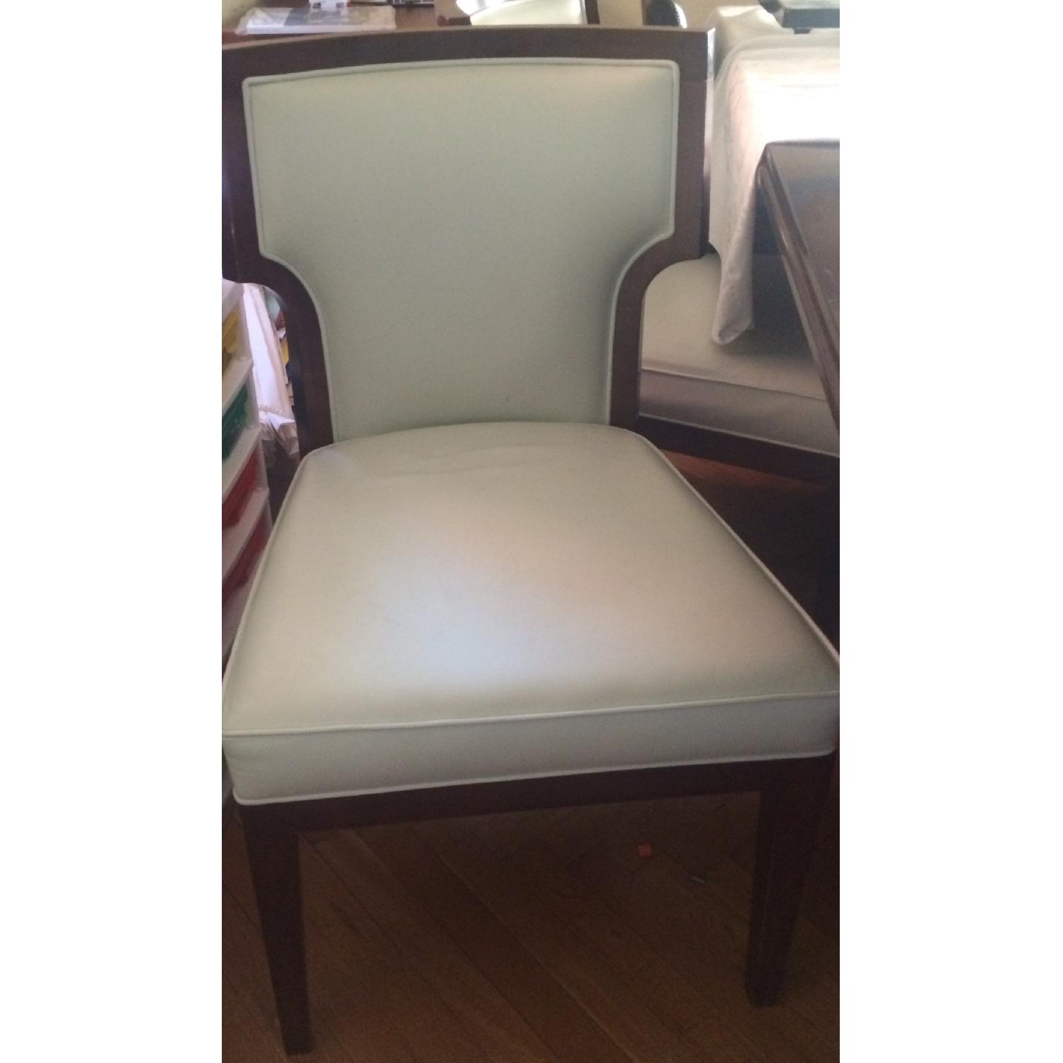 Oly Studio Leather Dining Chairs - Set of 4 - AptDeco