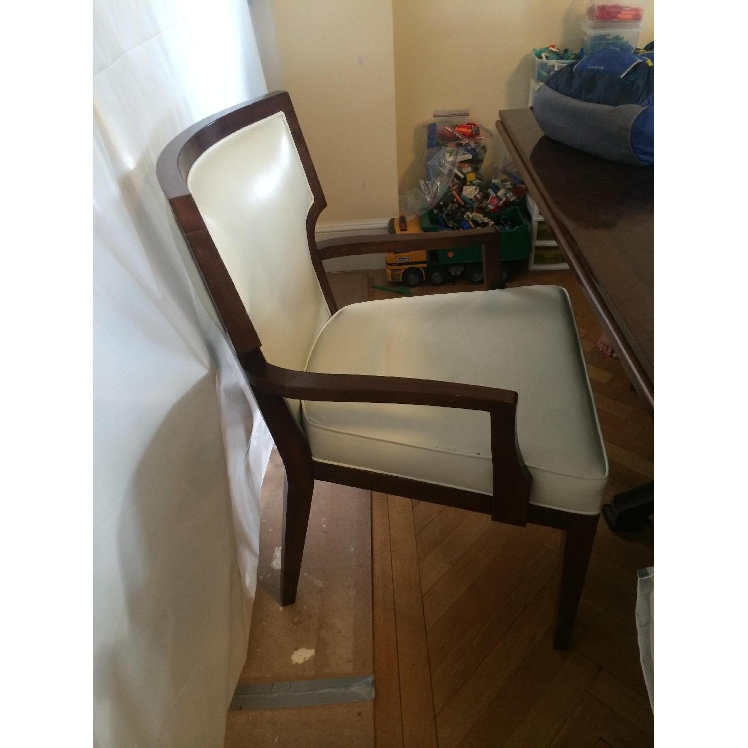 Oly Studio Leather Dining Chairs - Set of 4 - AptDeco