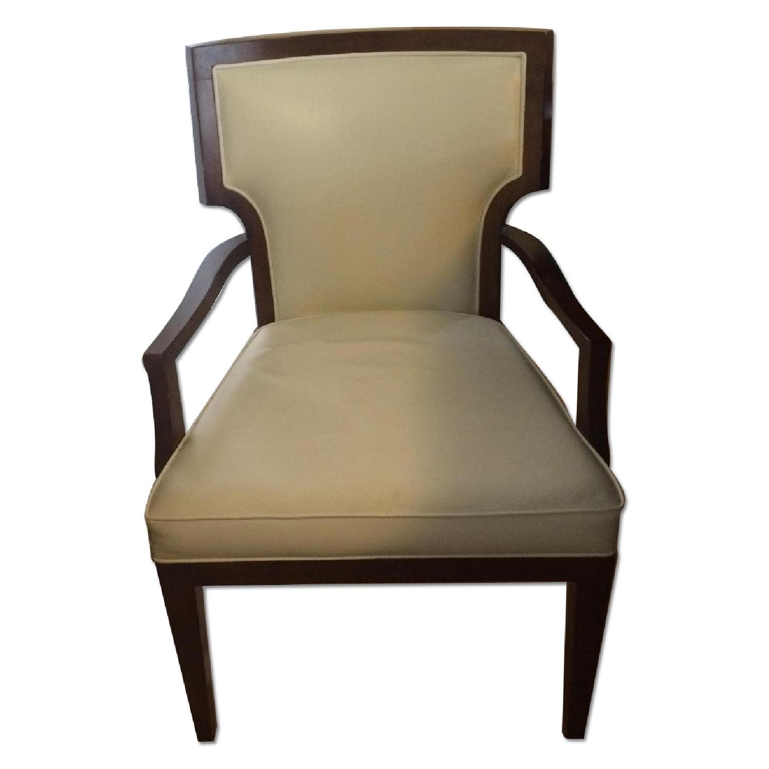 Oly Studio Leather Dining Chairs - Set of 4 - AptDeco