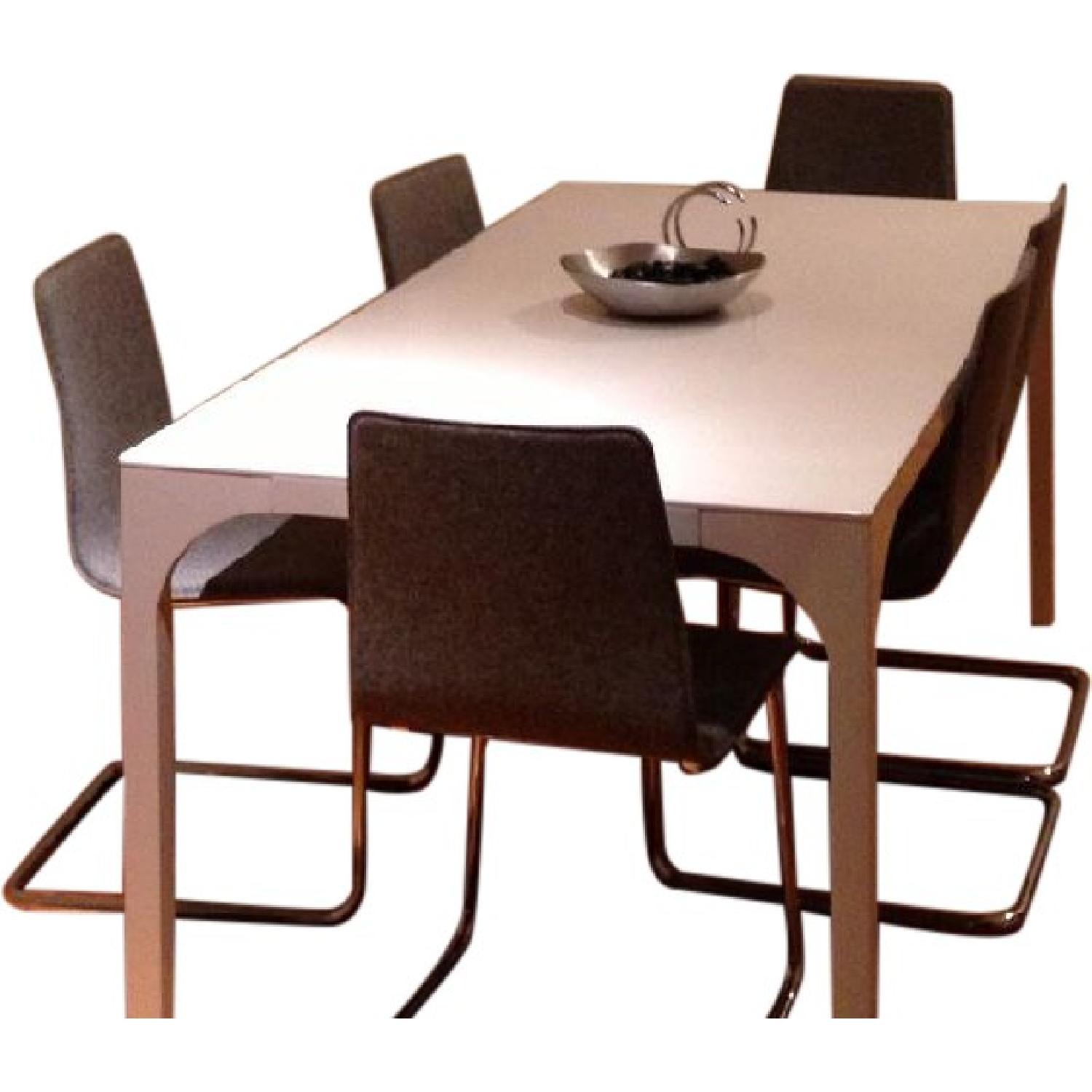 CB2 Dining Room Table w/ 6 Chairs - AptDeco