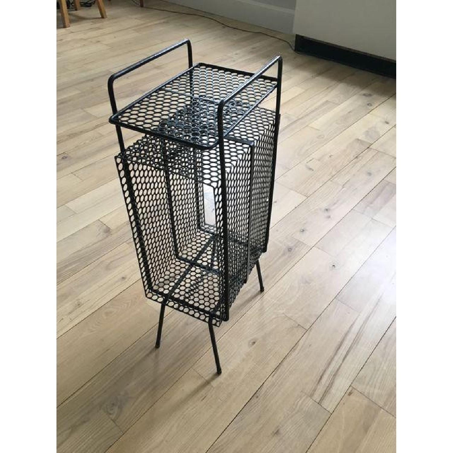 Vintage Mid-Century Mesh Telephone Stand - AptDeco