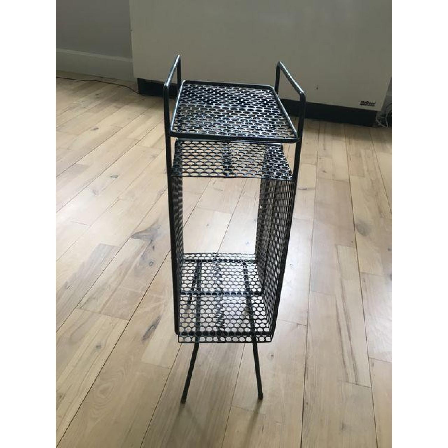 Vintage Mid-Century Mesh Telephone Stand - AptDeco