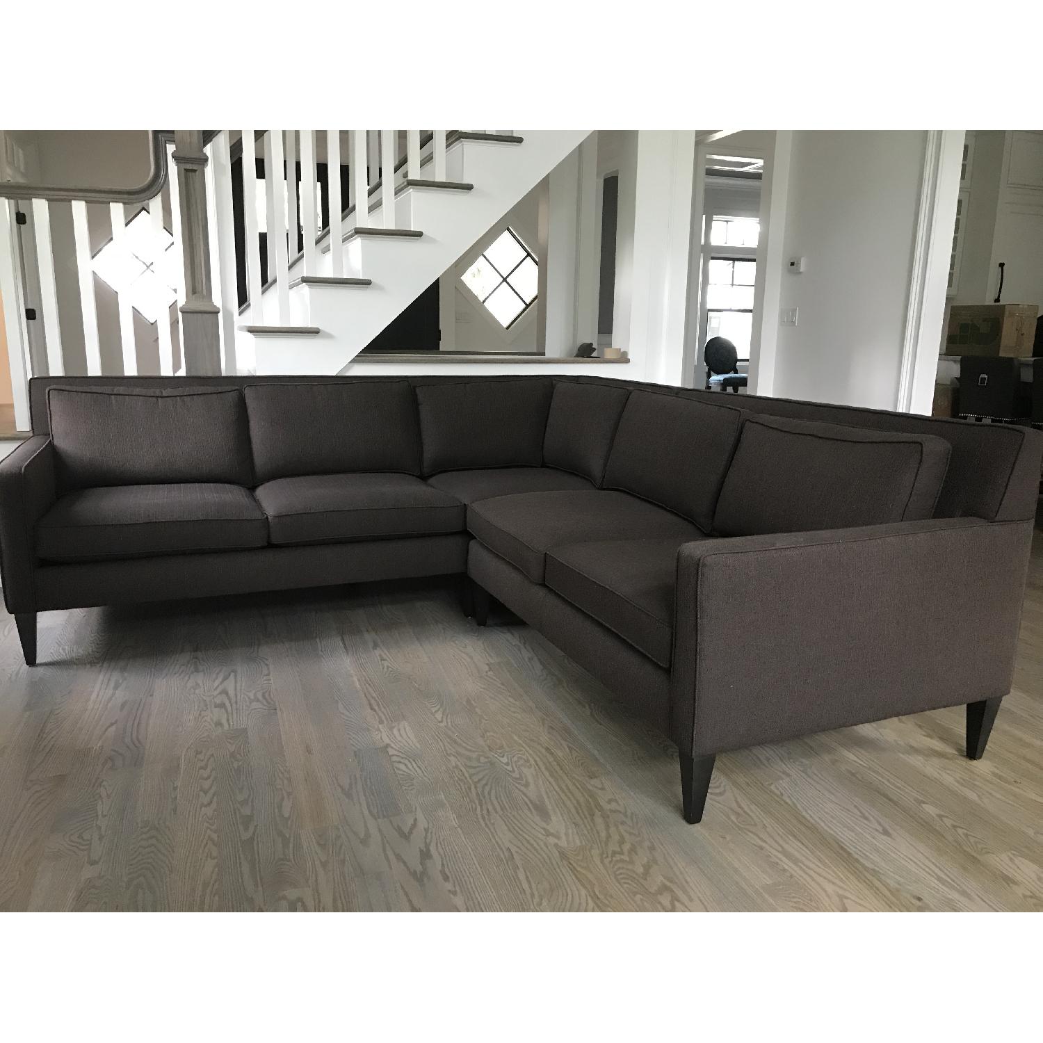 Crate & Barrel Rochelle Sectional Sofa - AptDeco