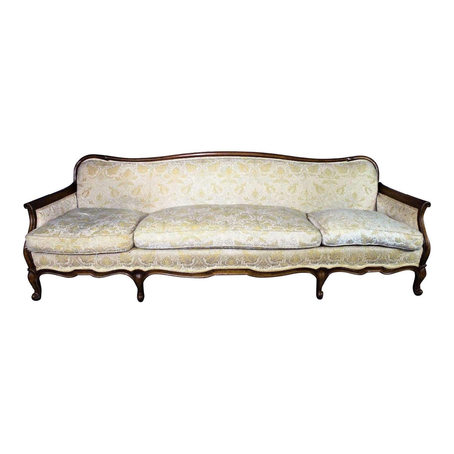 Widdicomb Furniture Mid Century French Provincial Sofa - AptDeco