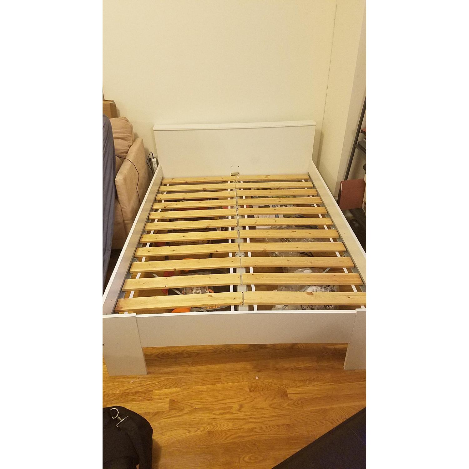 Ikea Full Size Platform Bed Frame - AptDeco