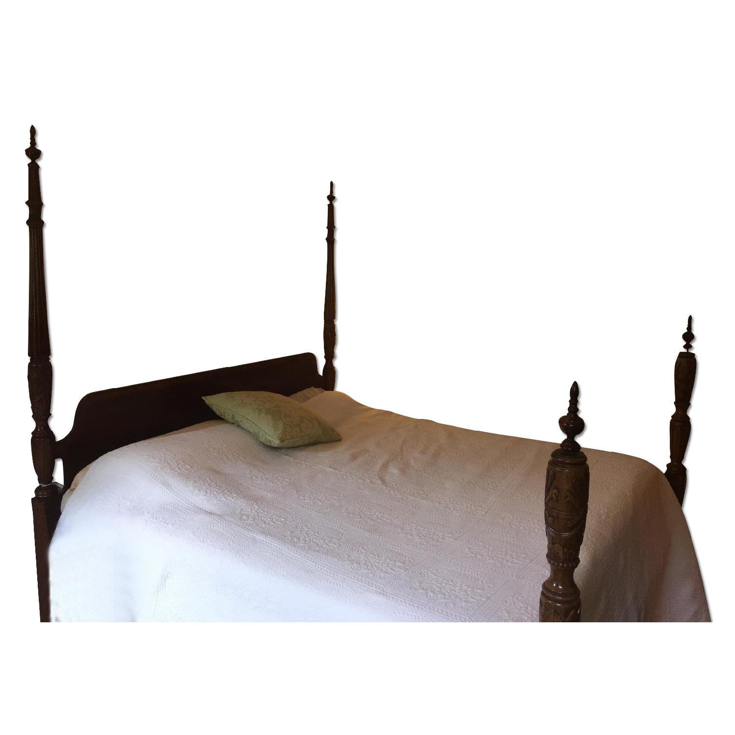 4 Poster King Size Rice Bed - AptDeco