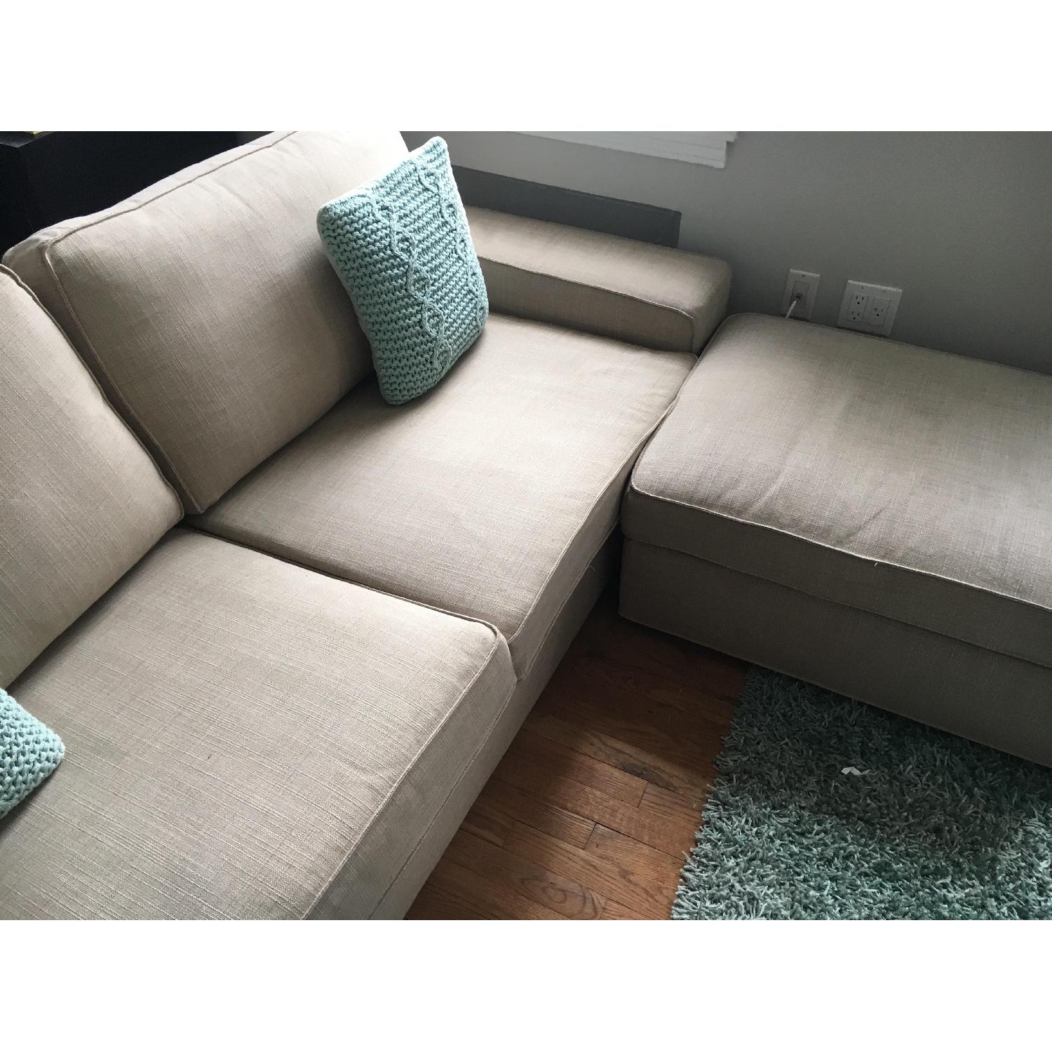 Ikea Kivik Sofa & Storage Ottoman - AptDeco