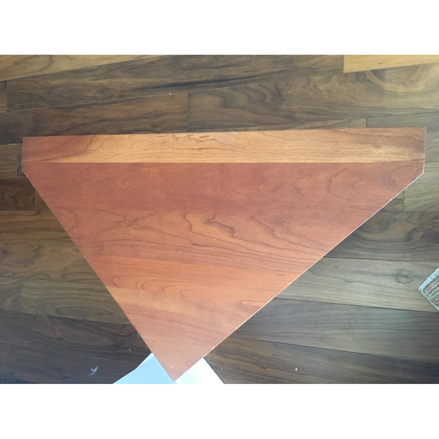 Ethan Allen Triangle Side Table - AptDeco