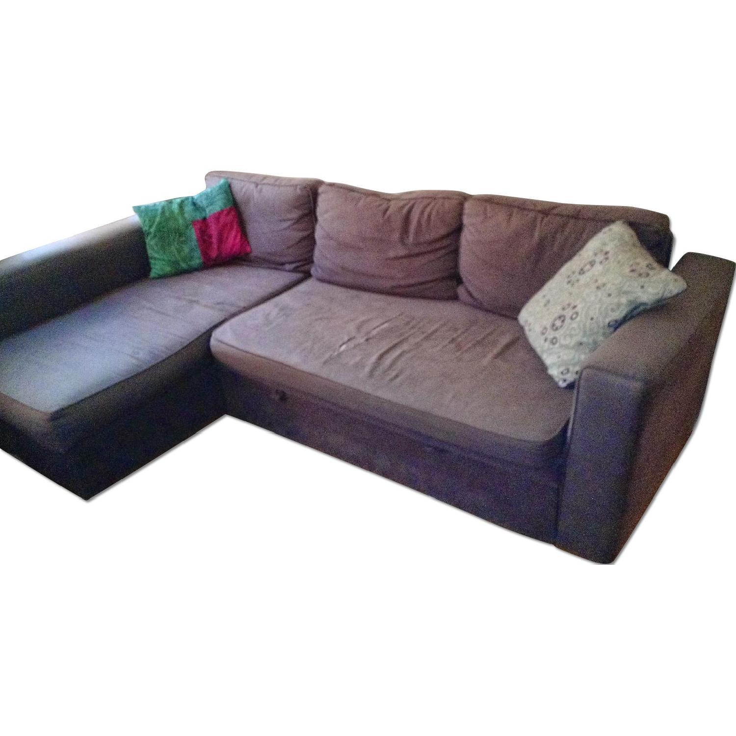 Ikea Manstad L Shaped Sleeper Sofa - AptDeco